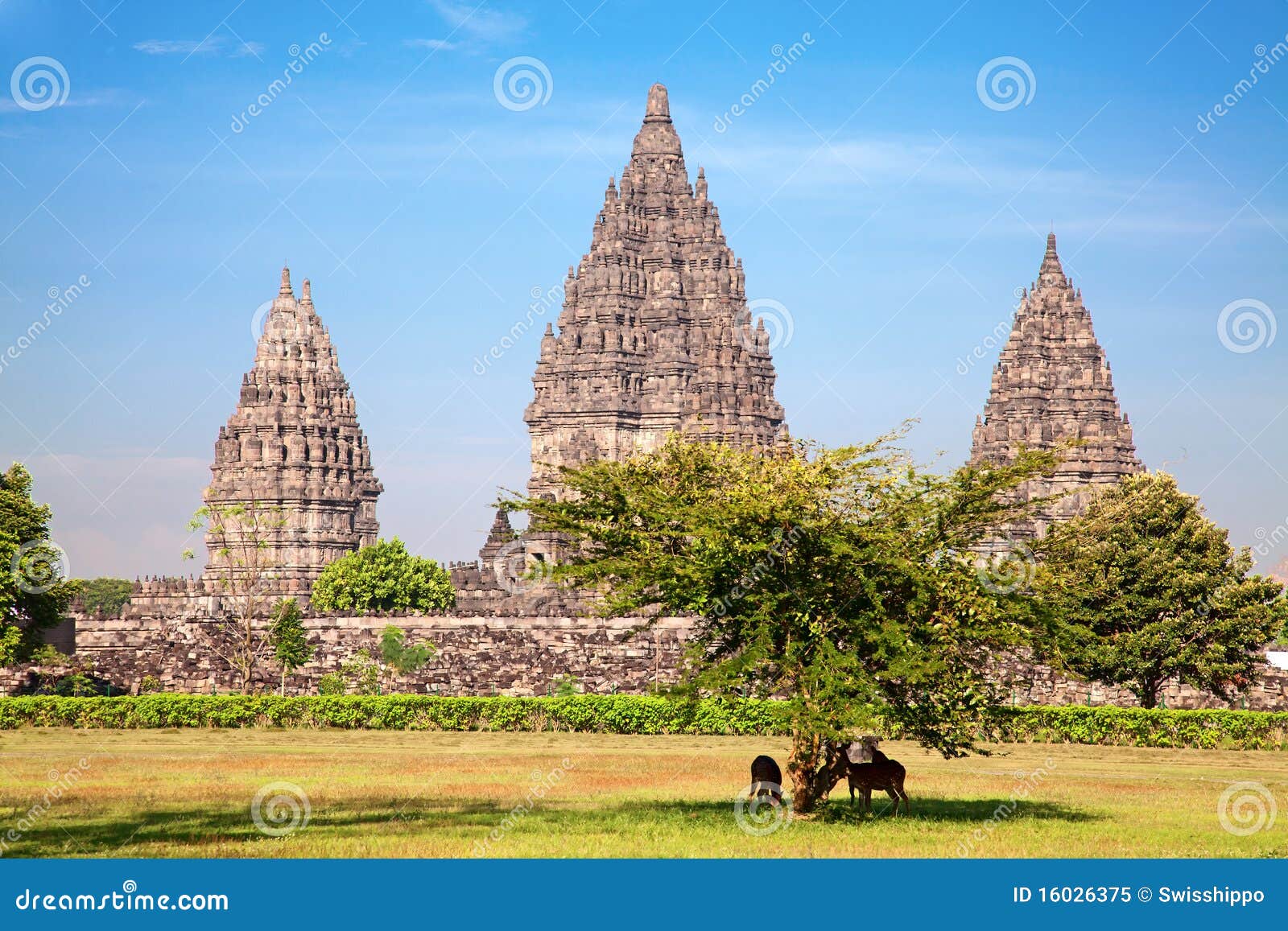 Hindu temple Prambanan stock image. Image of religion - 16026375