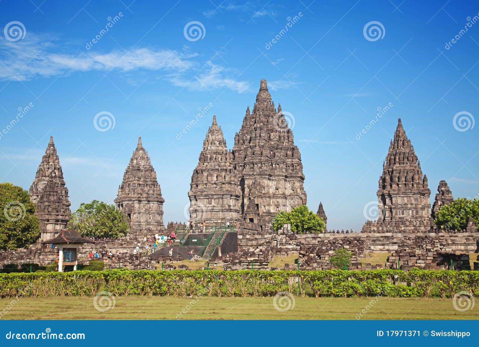Hindu temple Prambanan stock image. Image of mystic, bali - 17971371