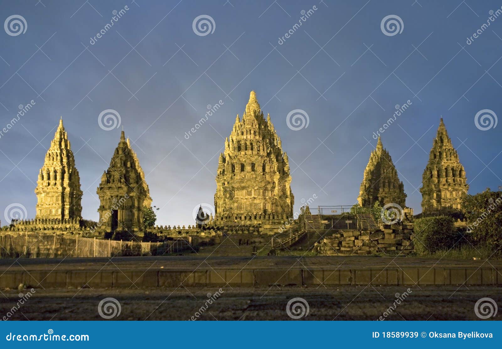 Hindu temple Prambanan. stock image. Image of traditional - 18589939
