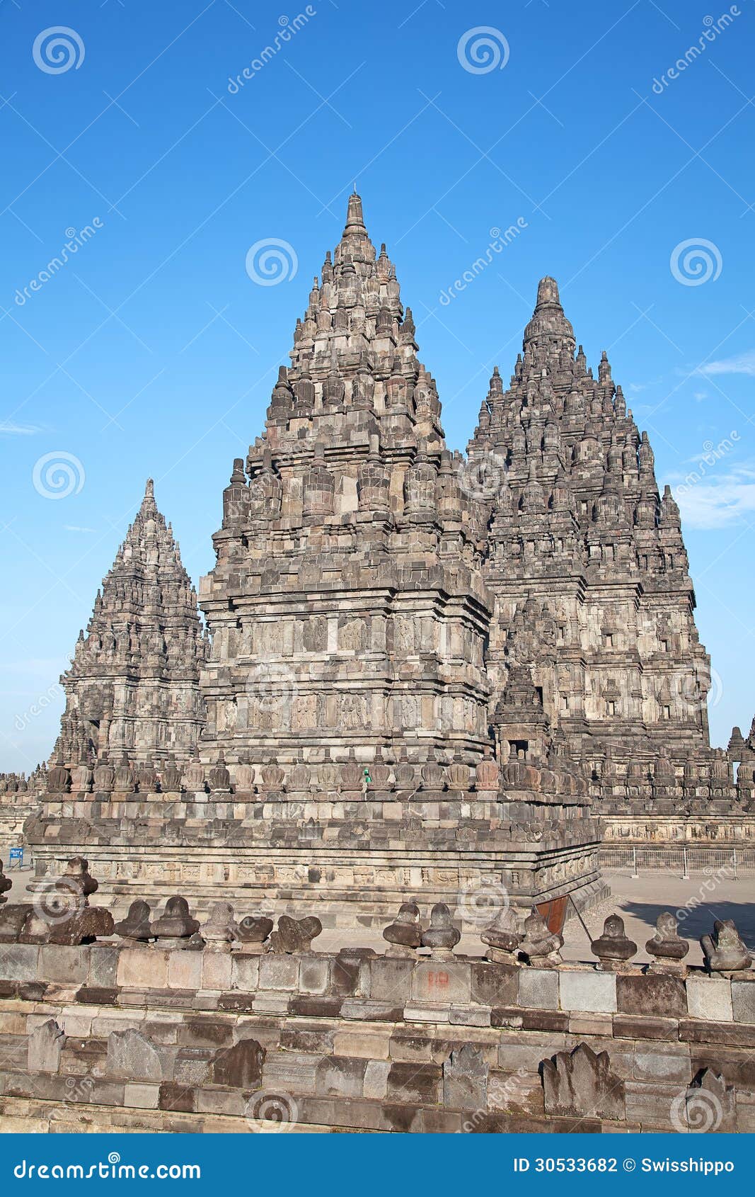 Hindu temple Prambanan stock photo. Image of mystical - 30533682