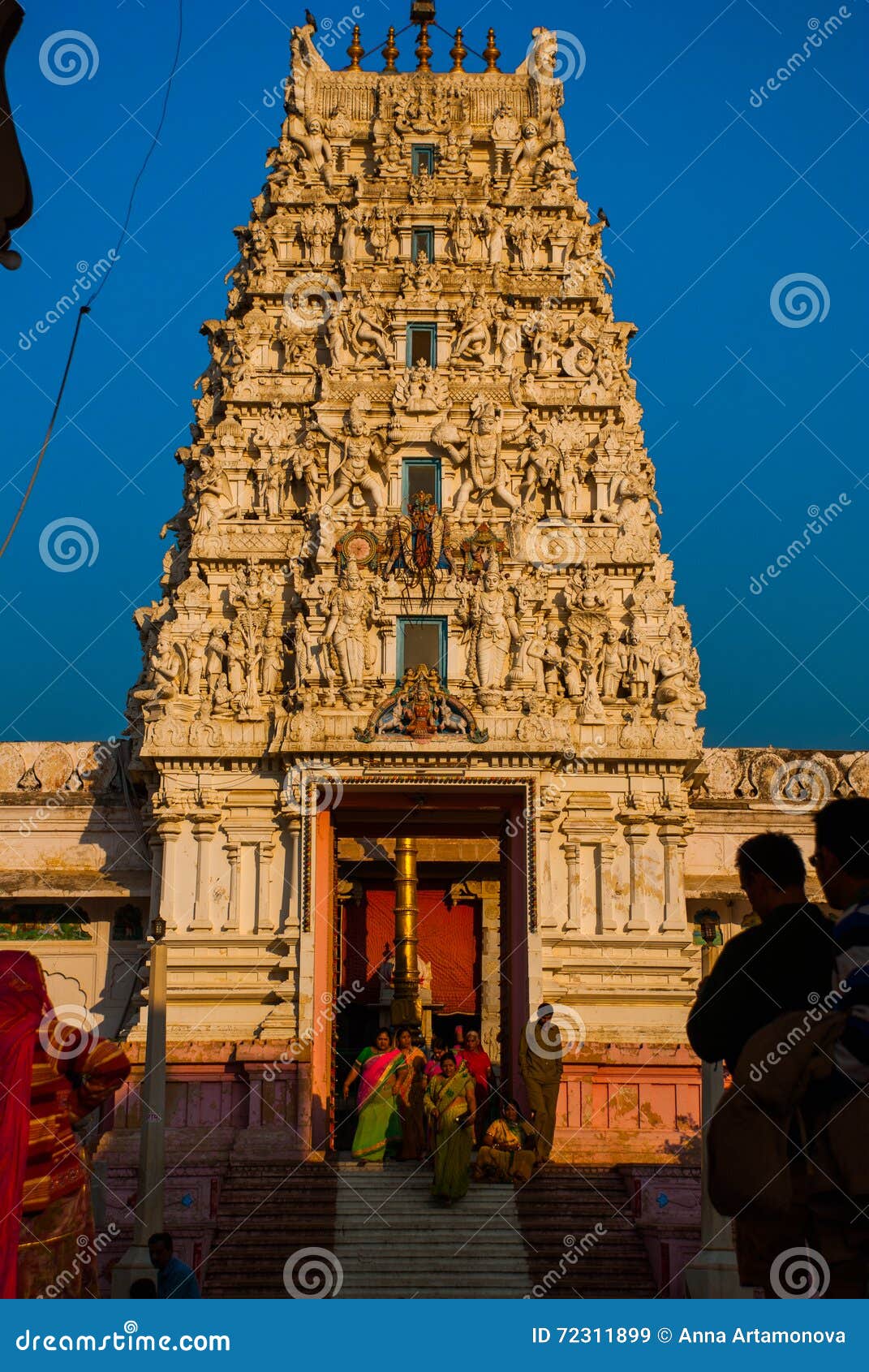Hindu Temple. Pushkar. India. Editorial Stock Image - Image of famous ...