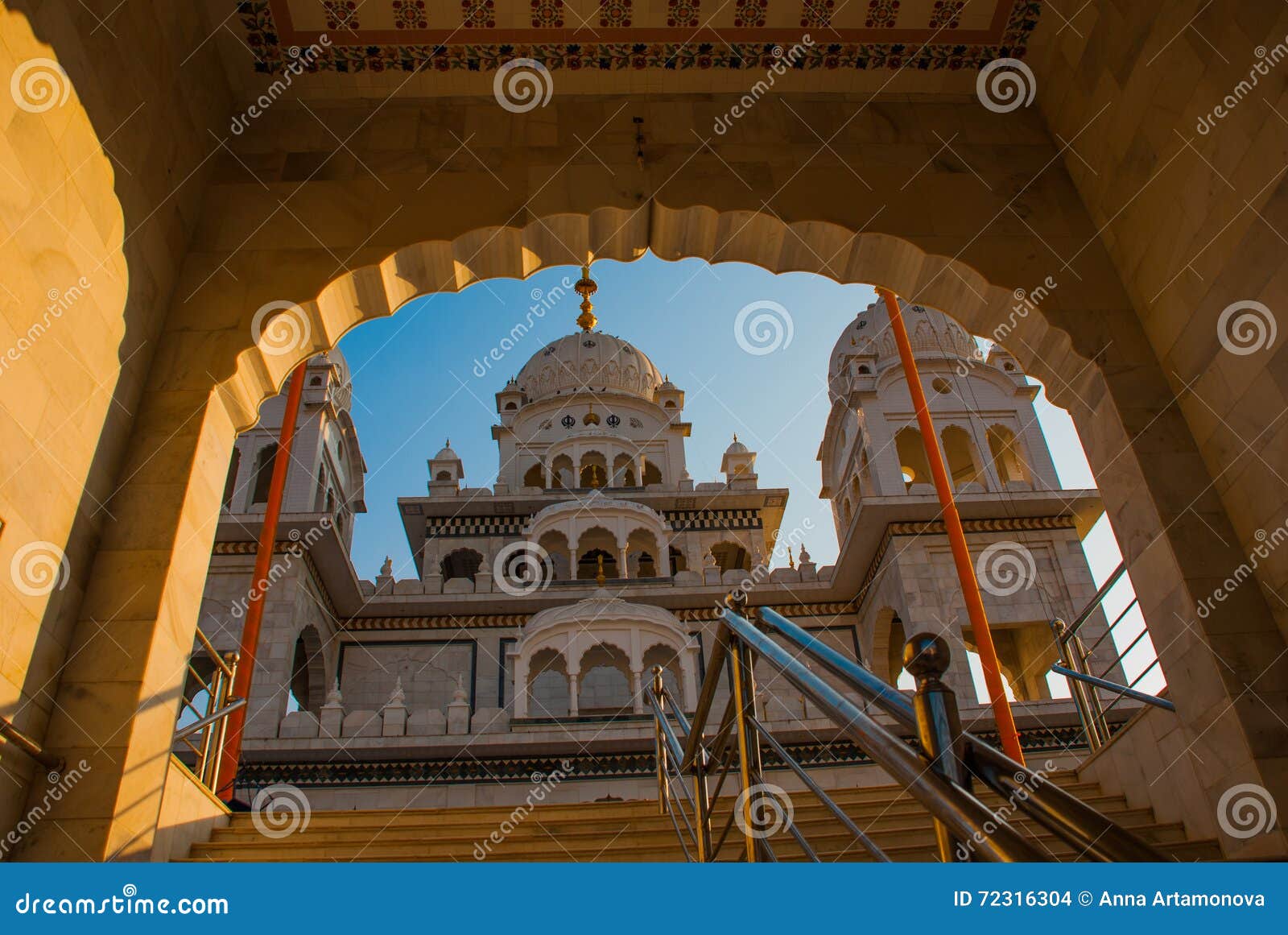 Hindu Temple. Pushkar. India. Stock Photo - Image of dome, sanctuary ...