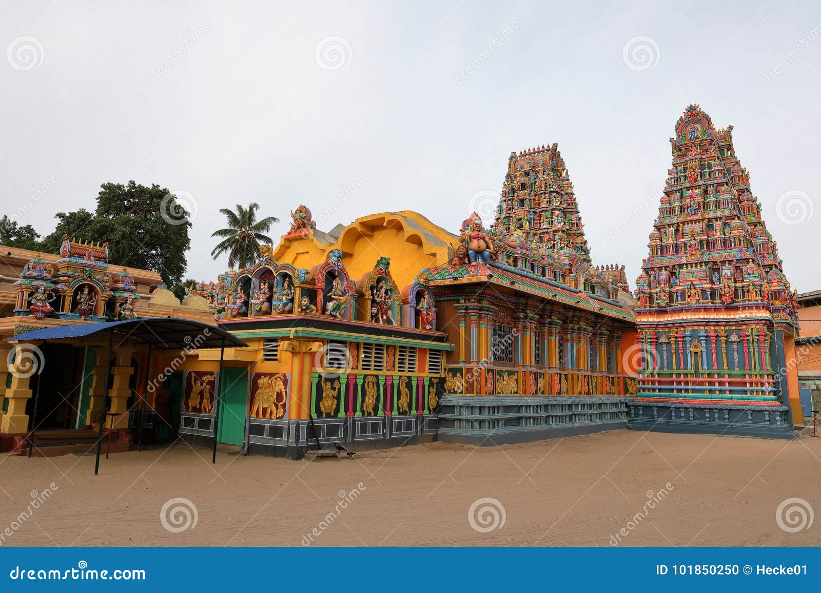 Hindu Temple of Trincomalee in Sri Lanka Stock Photo - Image of ...