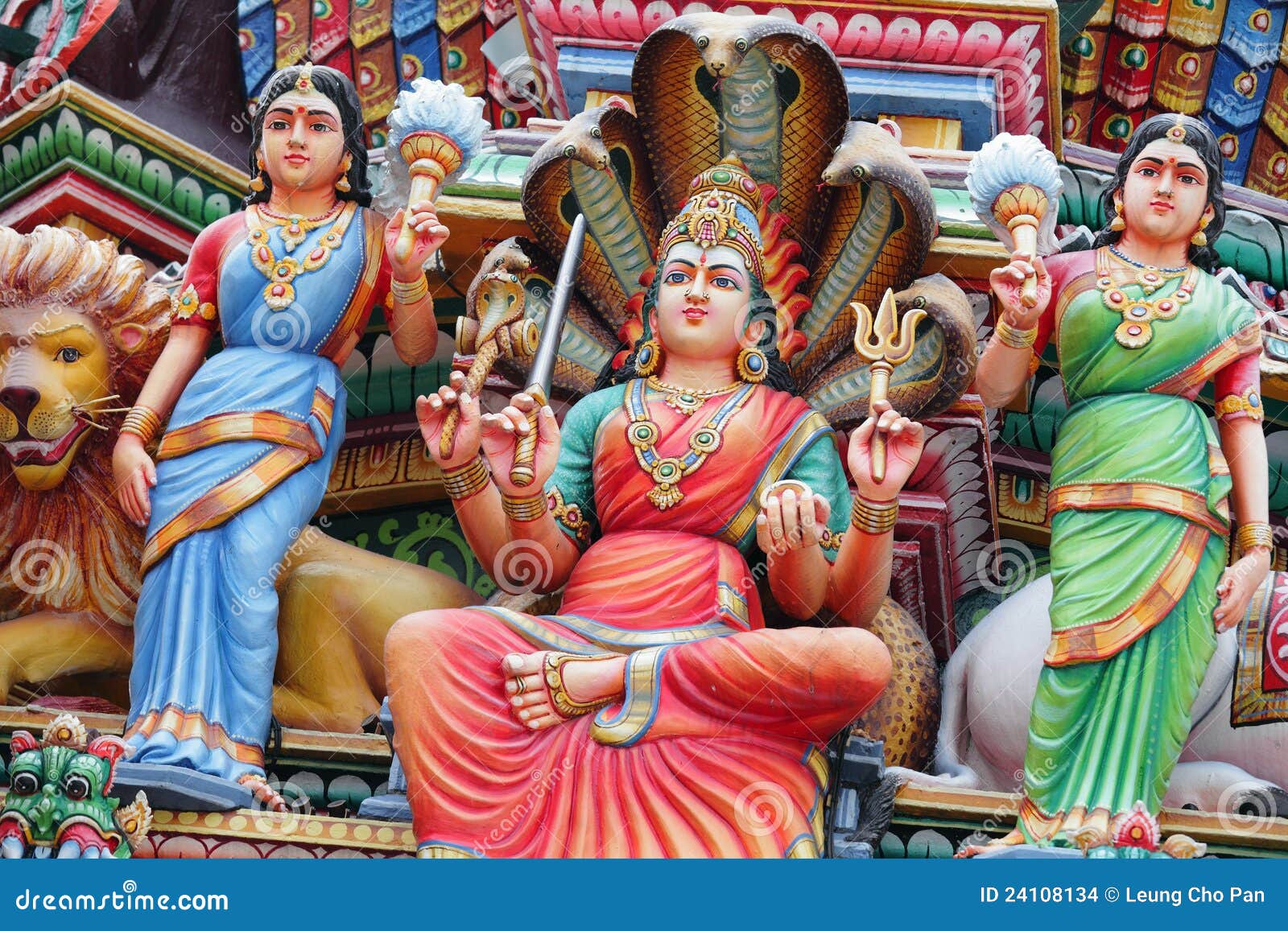 Hinduism statue stock photo. Image of painted, indian - 24108134