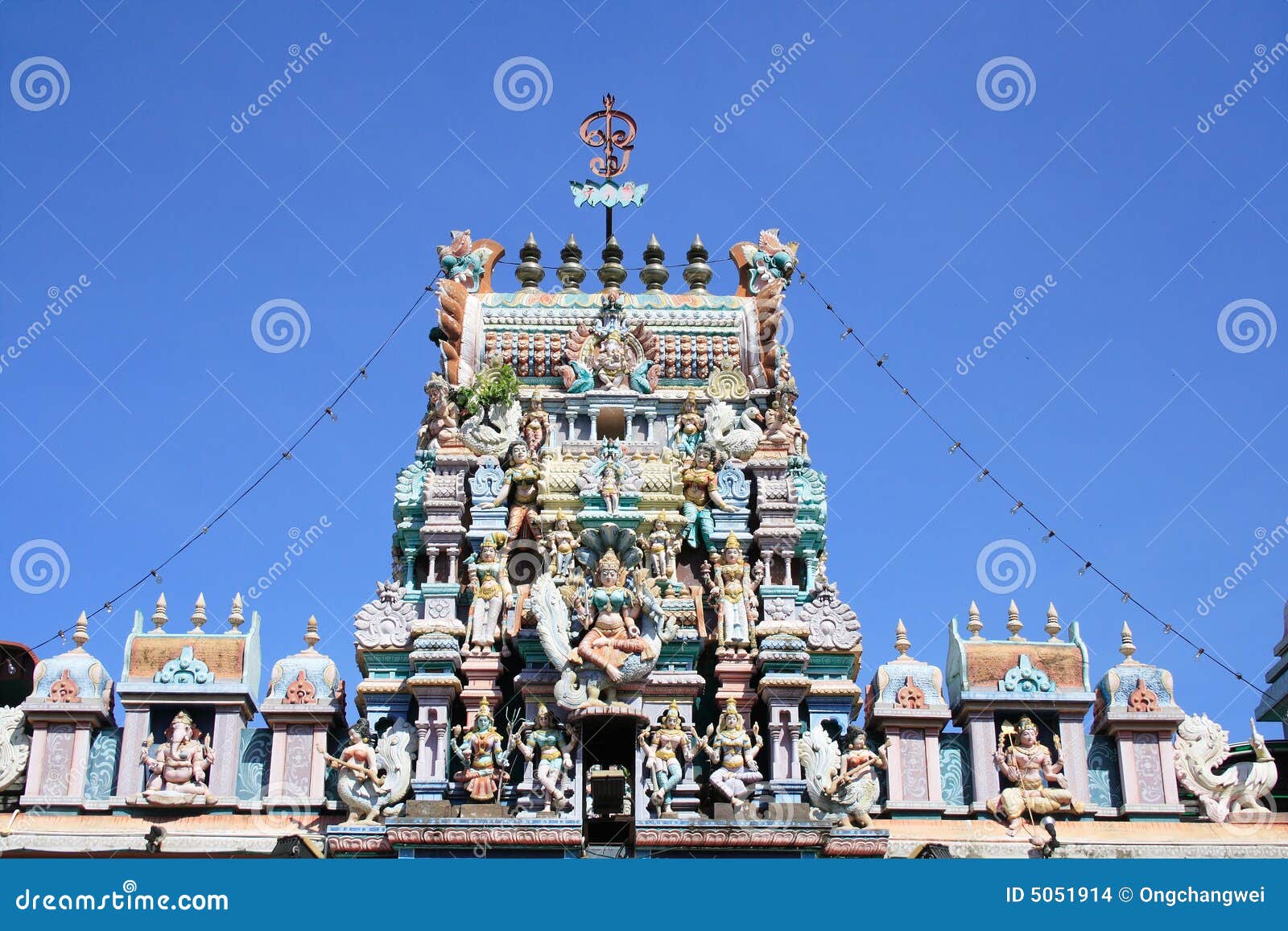 Hinduism Temple in Penang, Malaysia Stock Photo - Image of sculpture ...