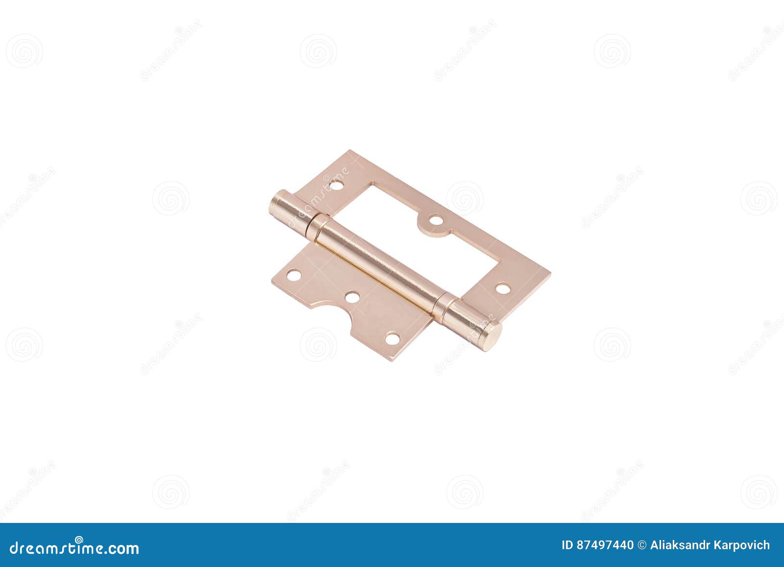 Hinge Isolated on White Background Stock Photo - Image of lock, metal ...