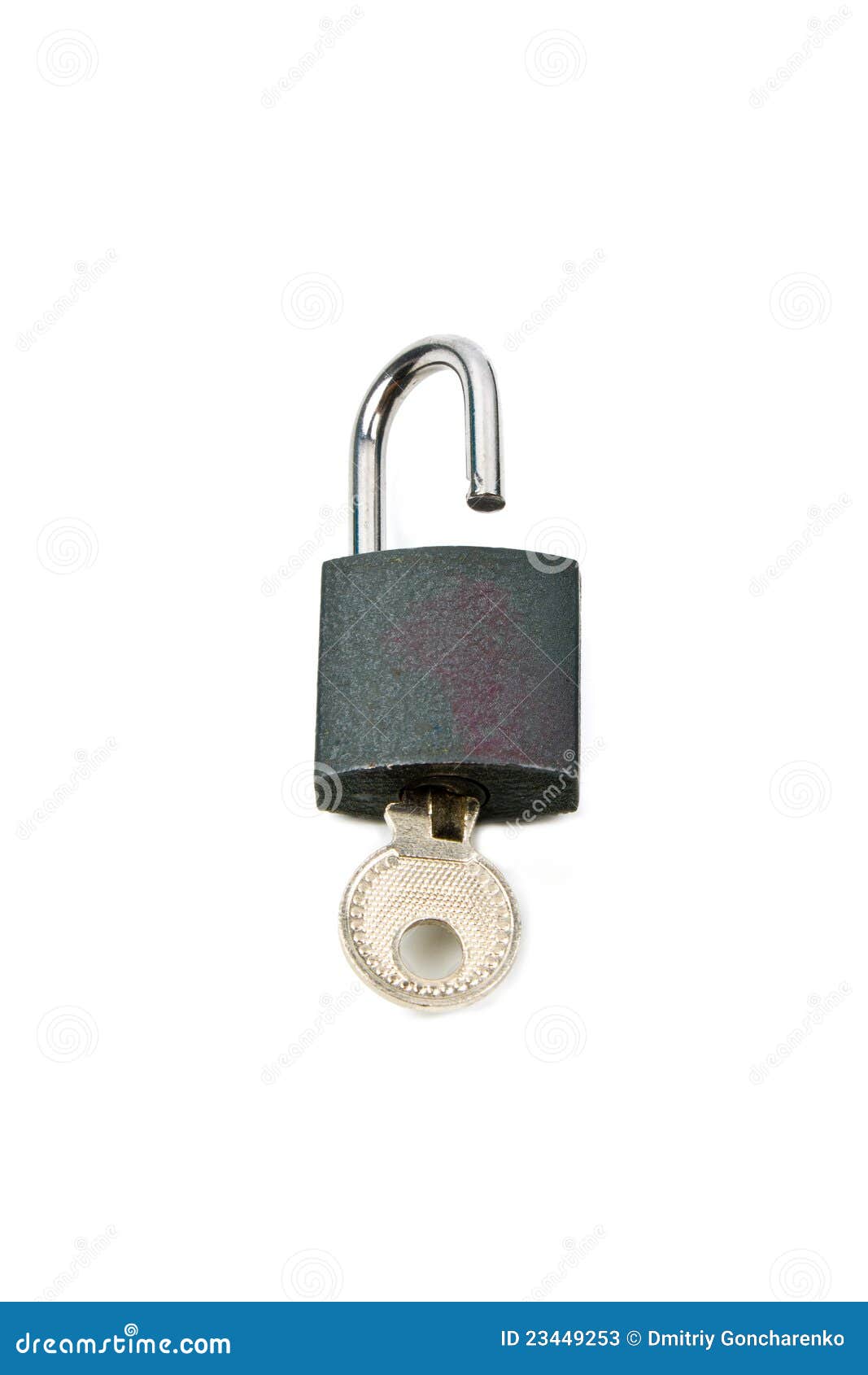 The hinged lock with a key stock image. Image of keys - 23449253