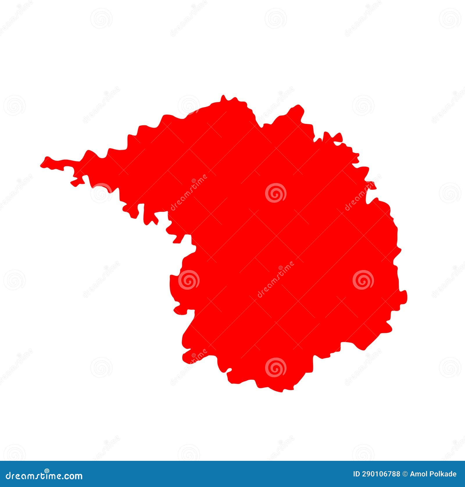 Hingoli Dist Map in Red Color. Hingoli is a District of Maharashtra ...
