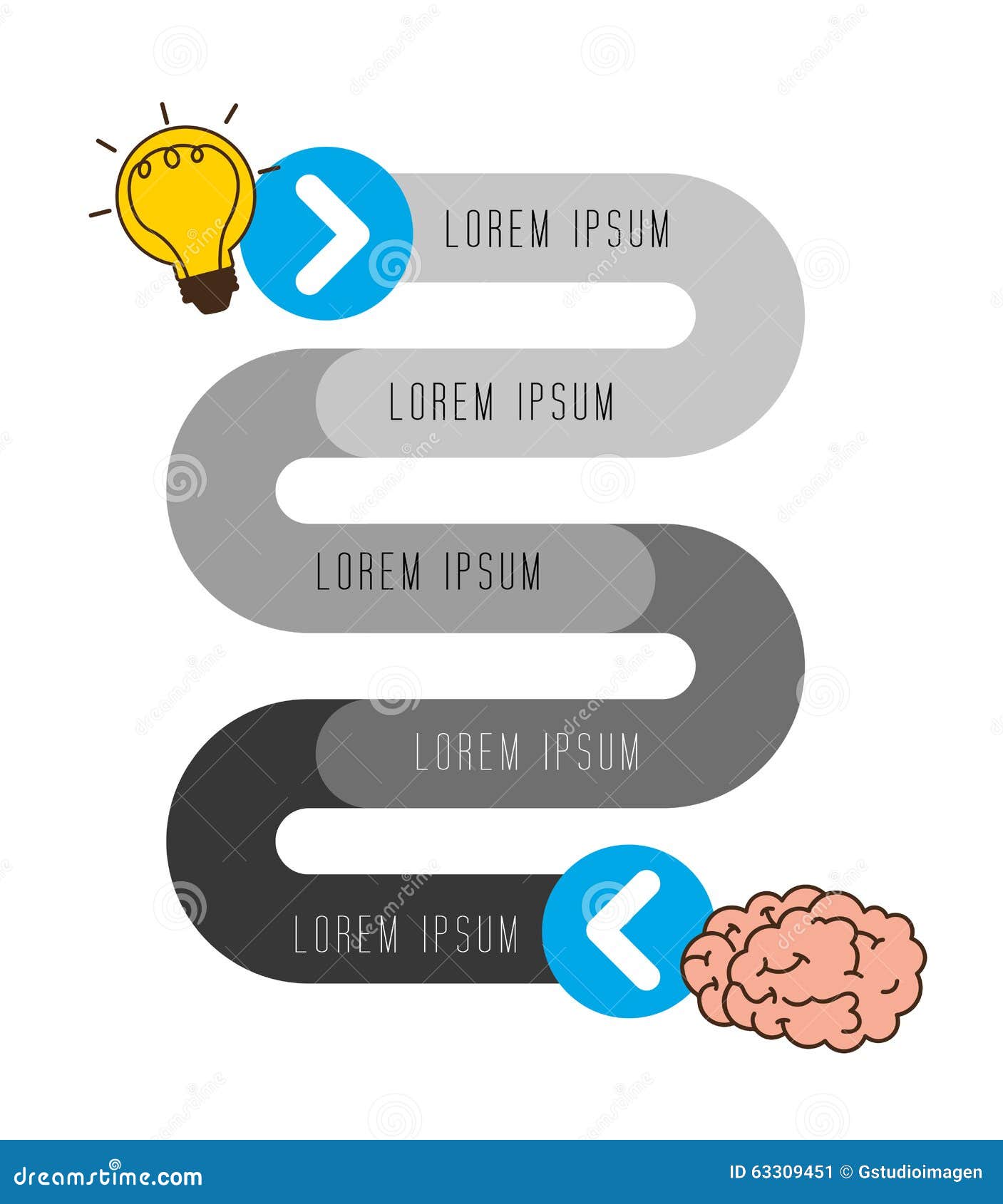 Think concept design stock vector. Illustration of development - 63309451