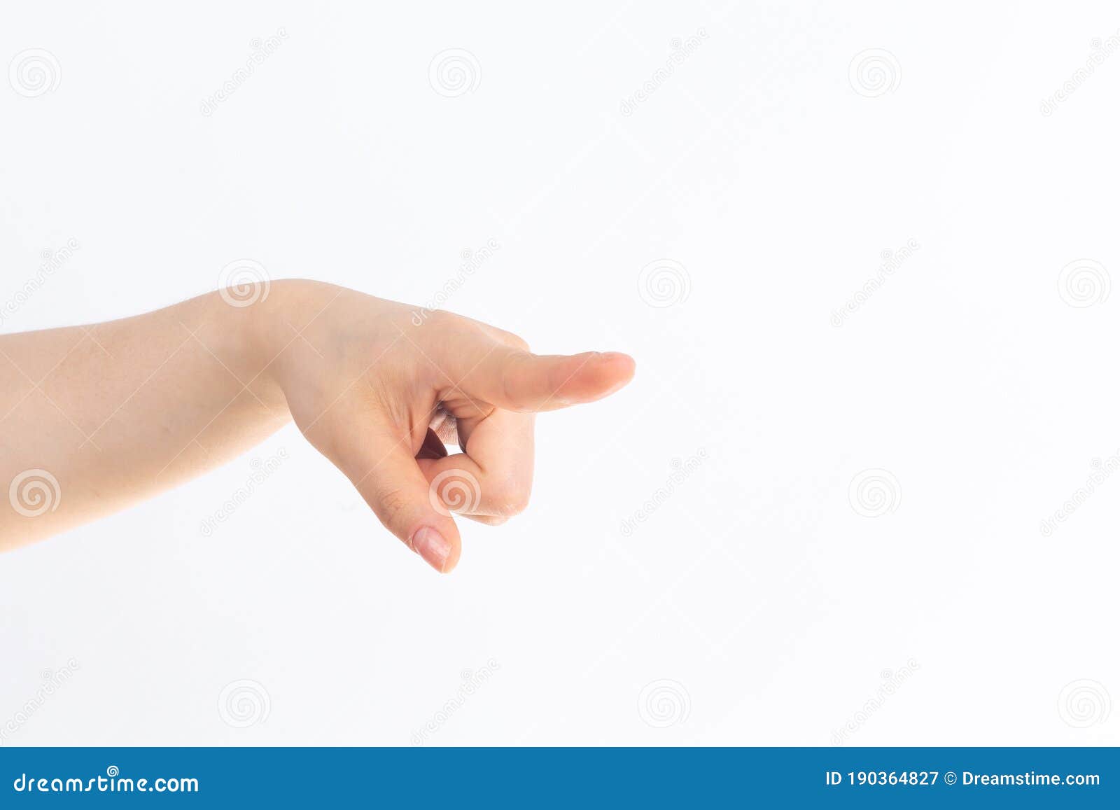 Hint Gesture in the White Background Stock Image - Image of rebel, hand ...
