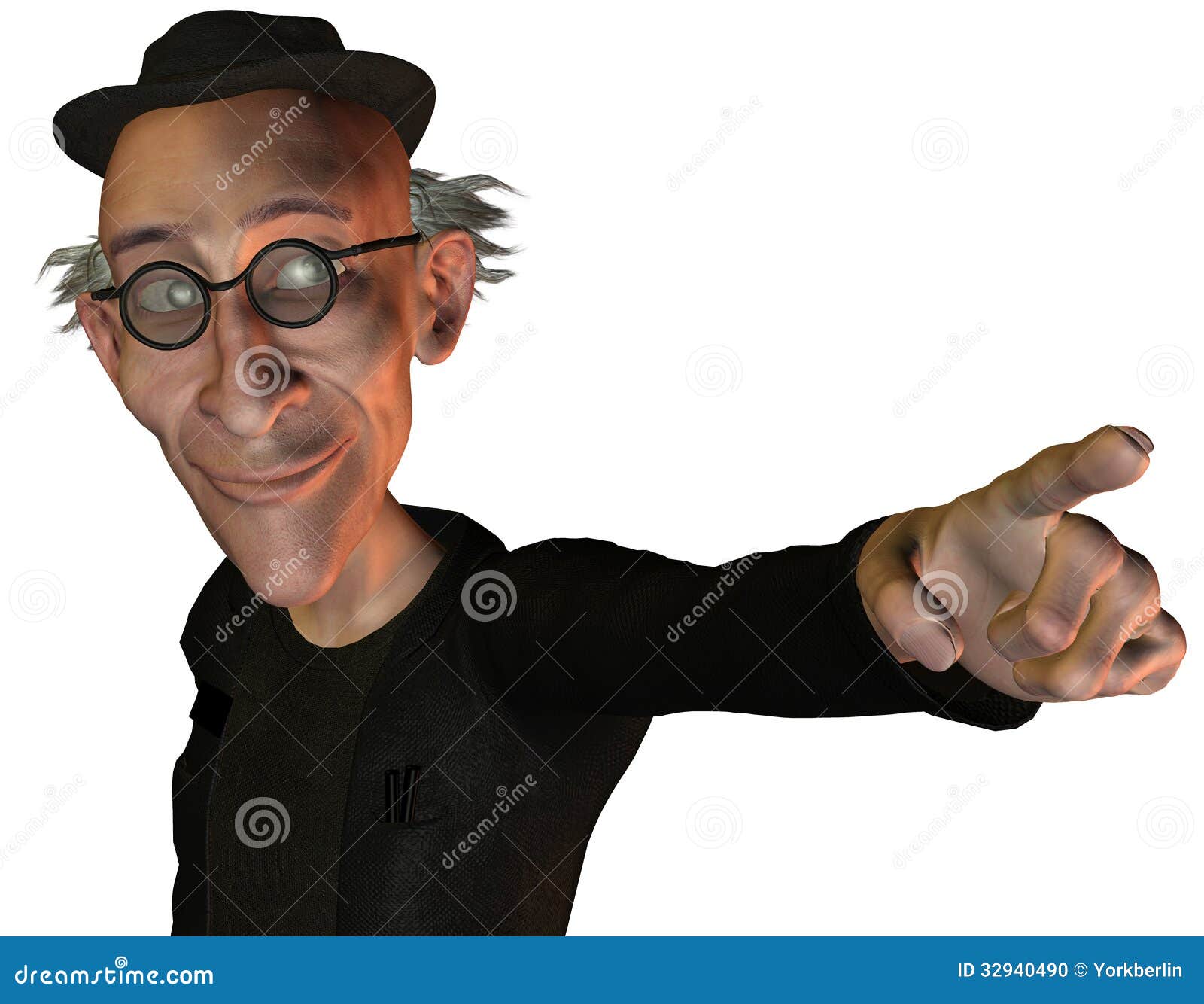 Hint stock illustration. Illustration of funny, glasses - 32940490