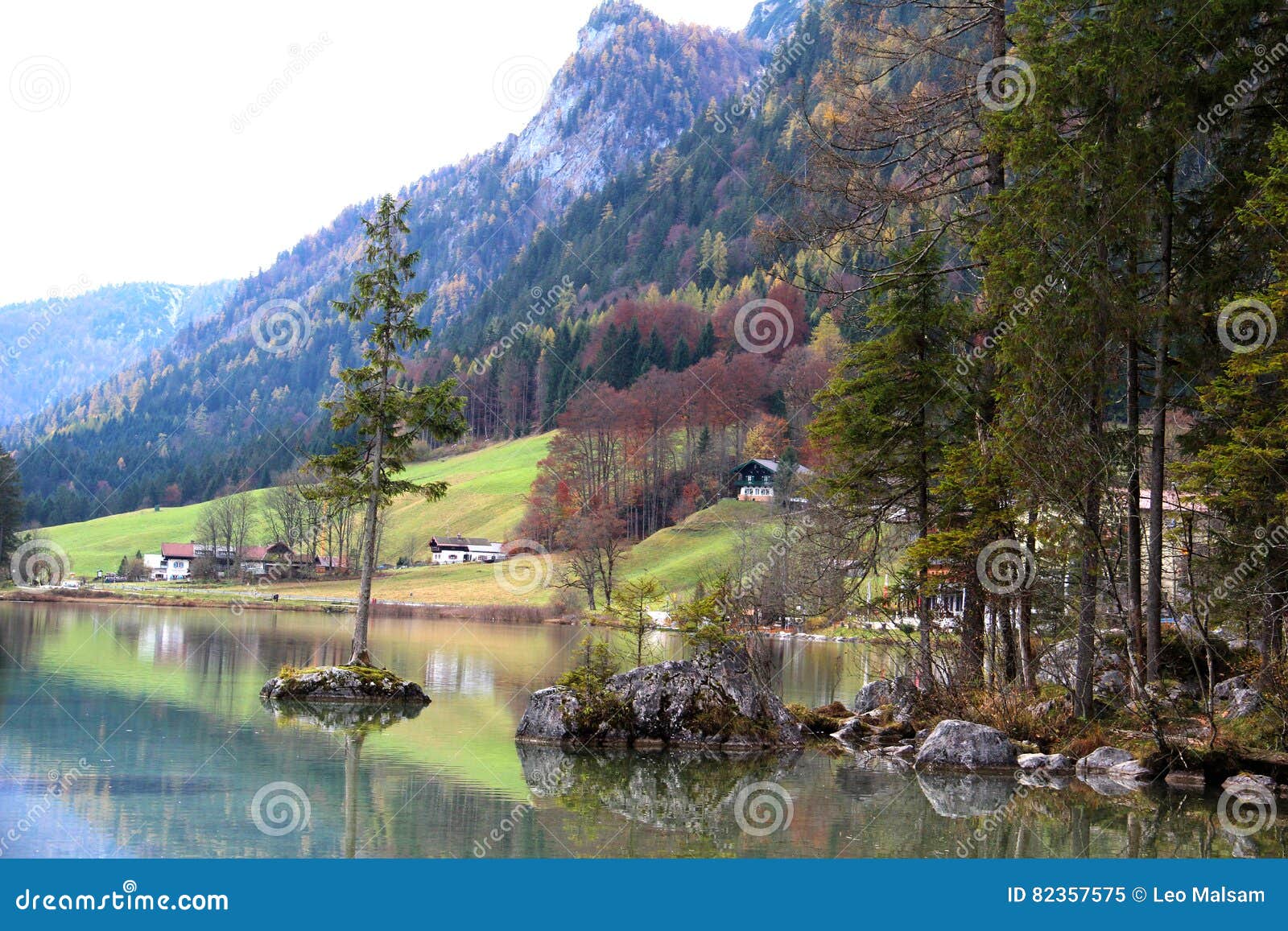 Hintersee Ramsau, Germany stock image. Image of alps - 82357575