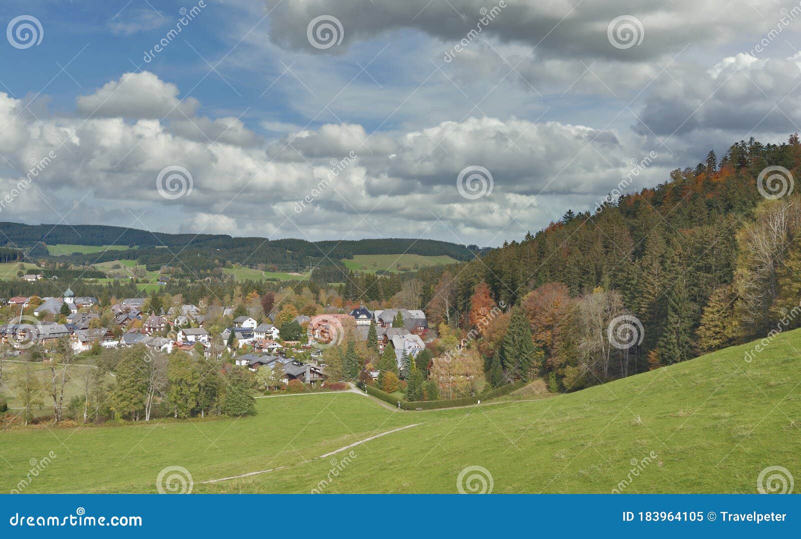 Hinterzarten,Black Forest,Germany Stock Image - Image of village ...