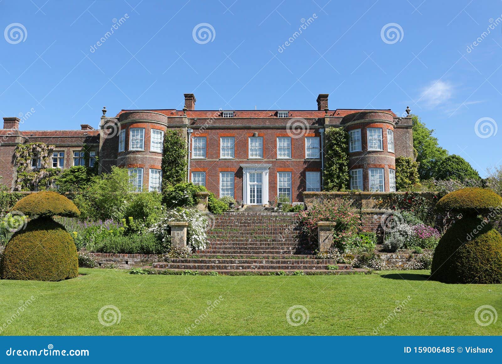 Hinton Ampner imagen editorial. Imagen de topiario, cultura - 159006485