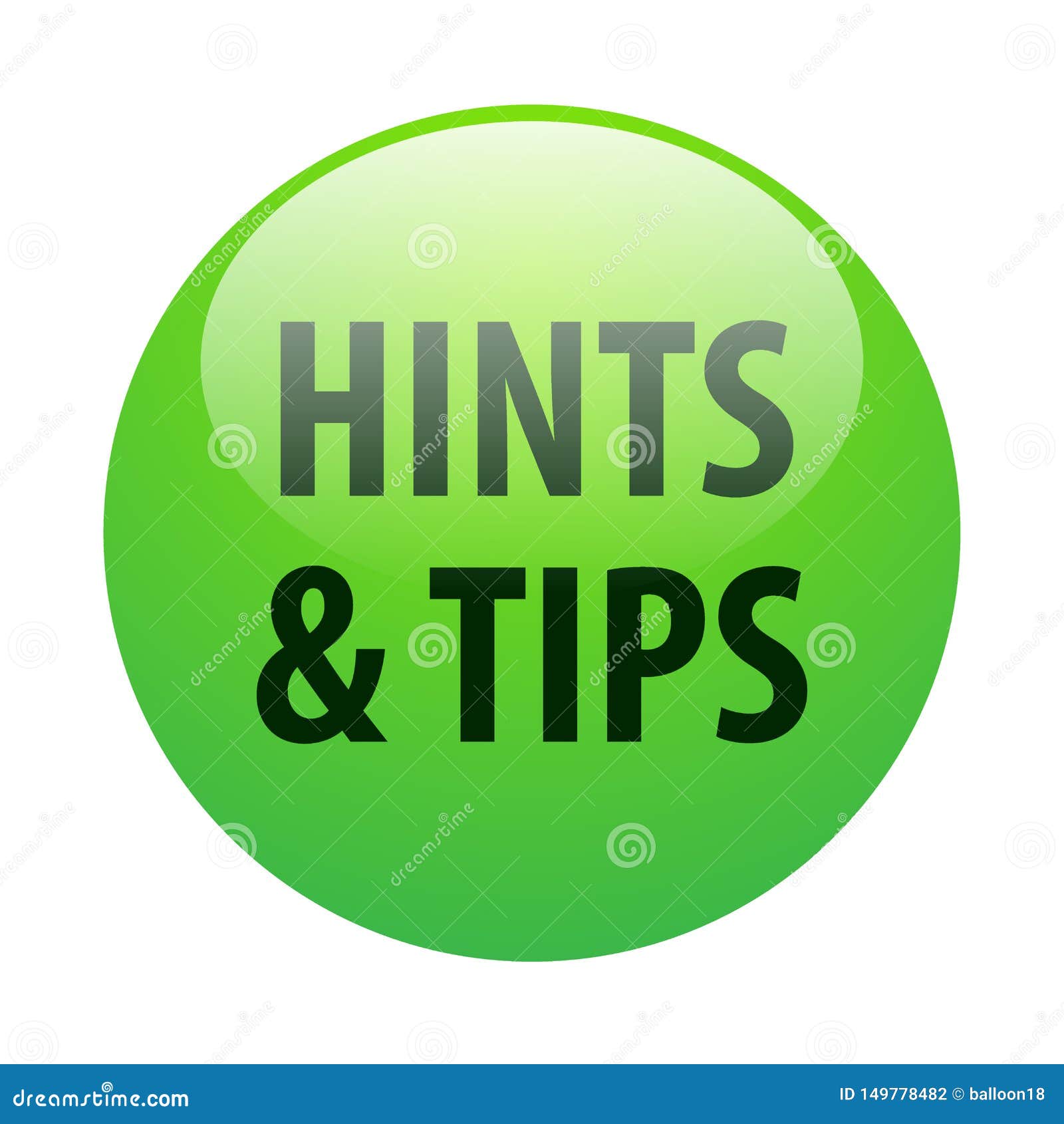 Hints and tips stock vector. Illustration of icons, company - 149778482