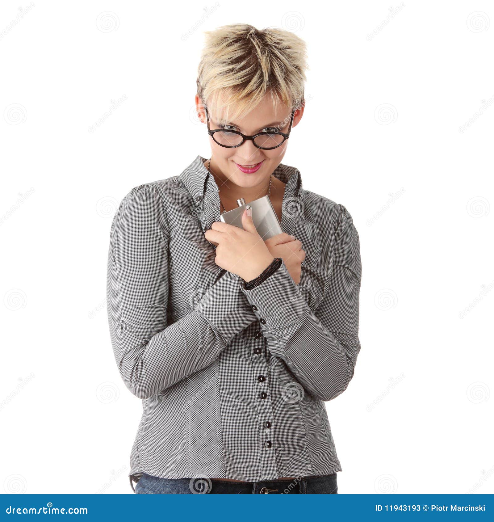 Hip flask stock image. Image of alcohol, femininity, complexion - 11943193