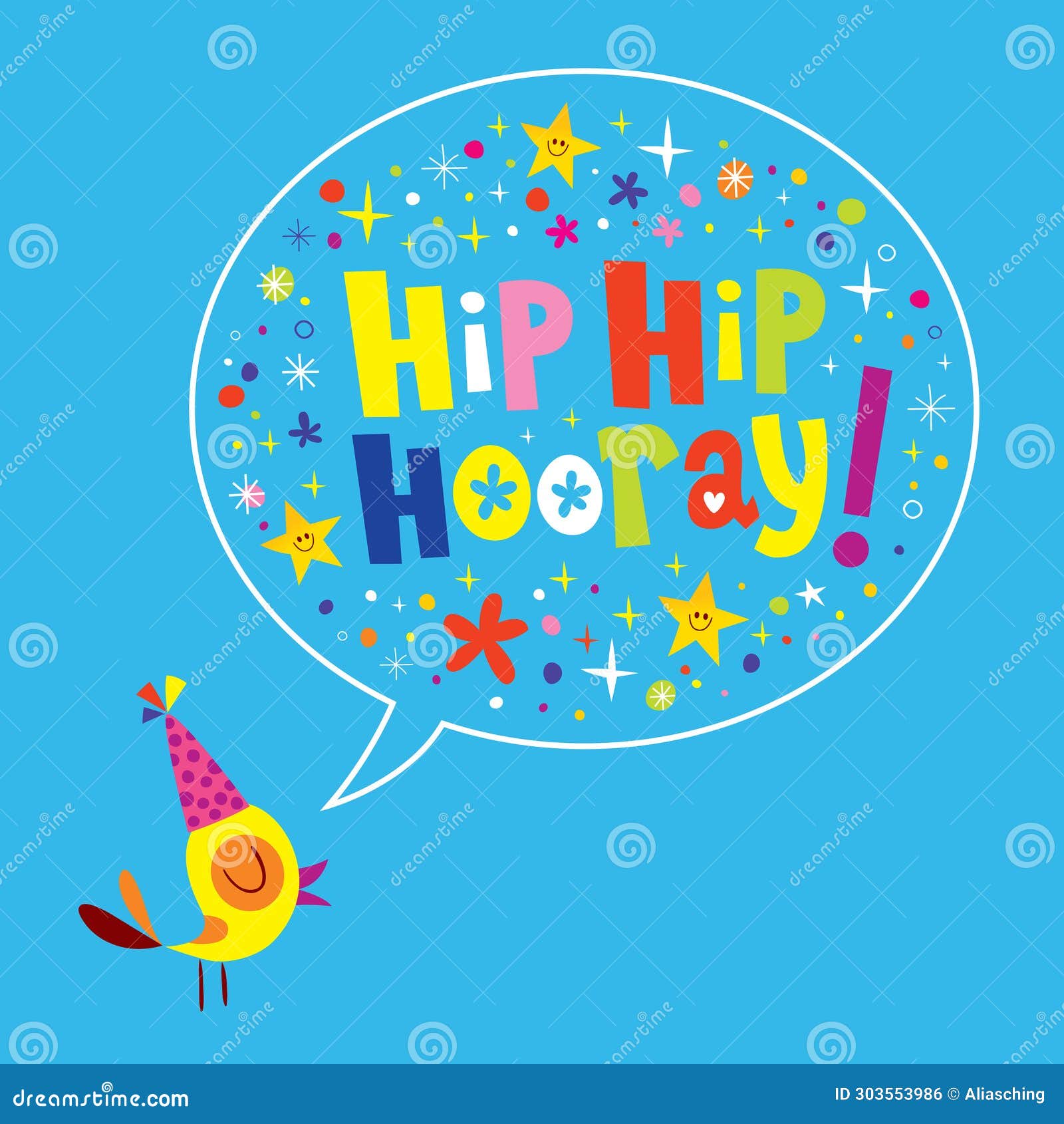 Hooray! Graduation Class Label, Banner Cartoon Vector | CartoonDealer ...