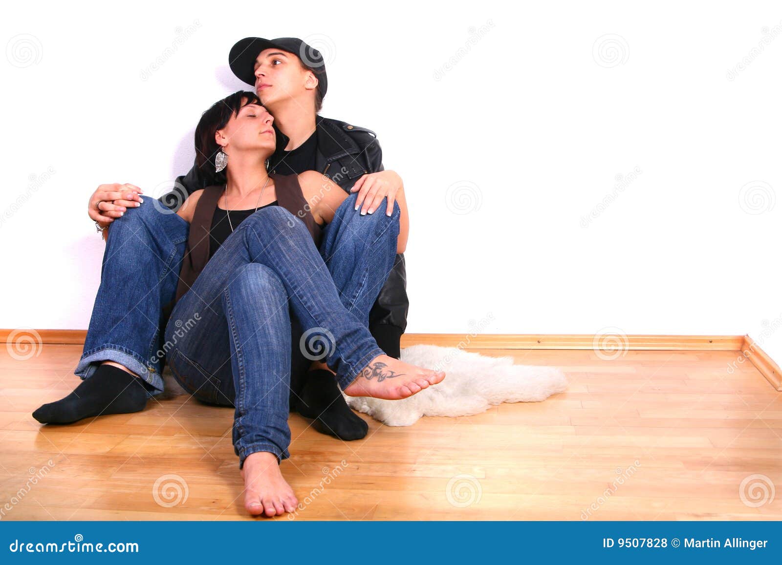 Hip hop couple in love stock photo. Image of copy, kiss - 9507828