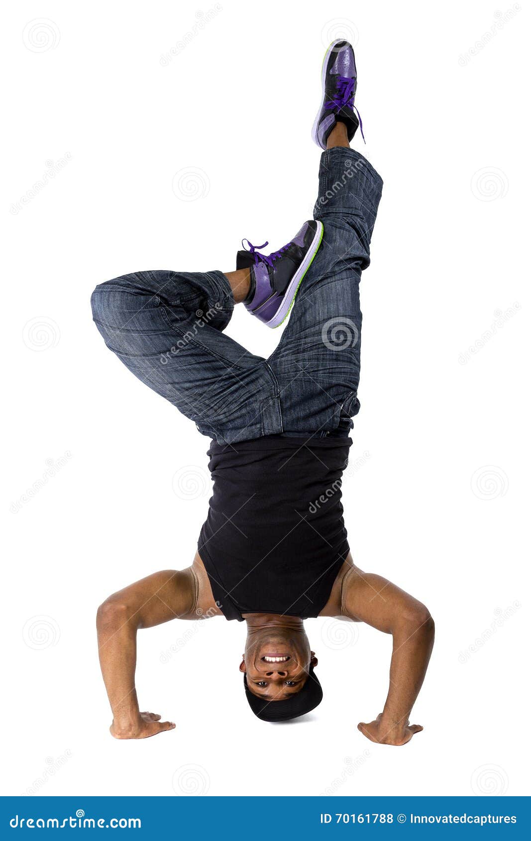 Hip Hop Dancer Breakdancing Stock Photo - Image of active, acrobat ...