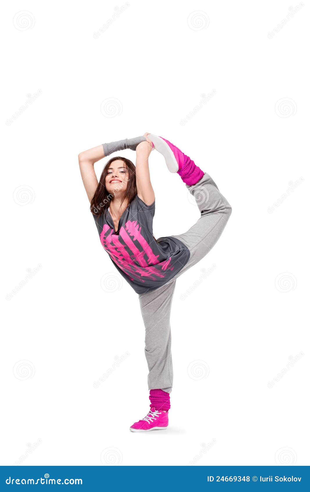 Hip-hop dancer girl stock photo. Image of active, grace - 24669348
