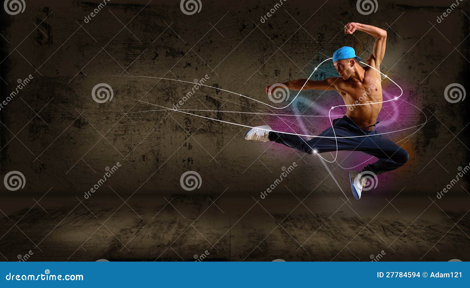 Hip hop dancer jumping stock photo. Image of breakdancing - 27784594