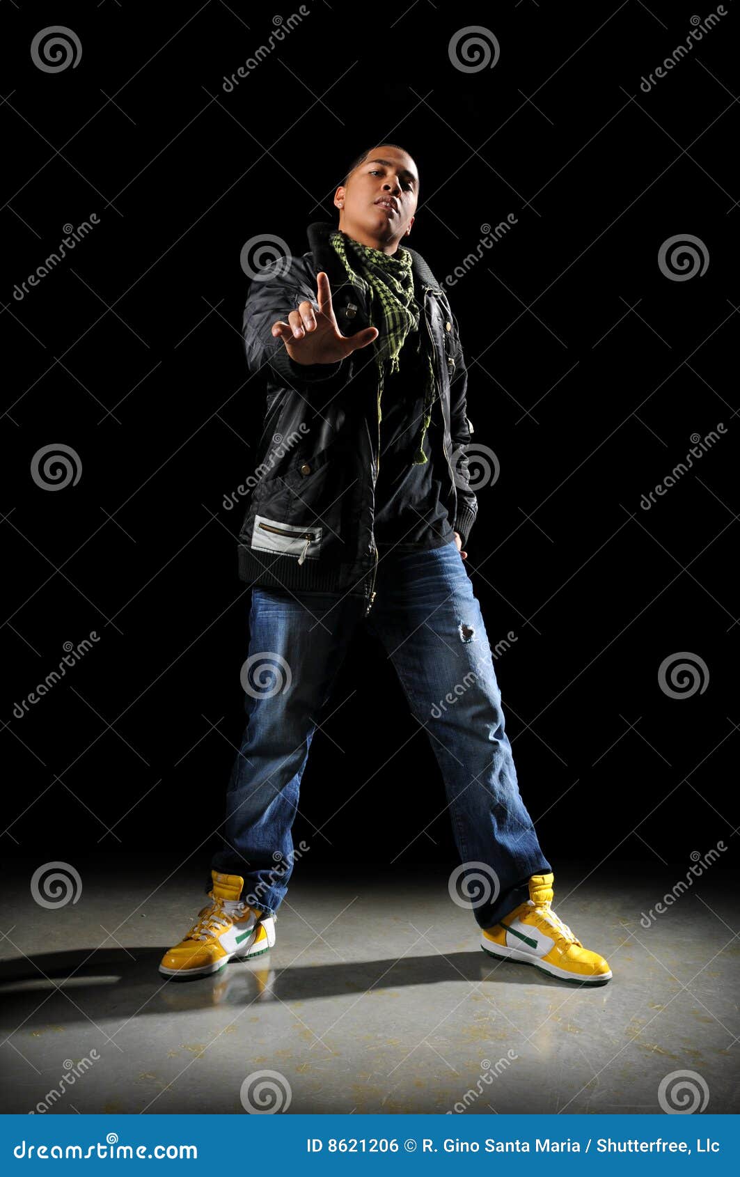 Hip Hop Dancer Performing stock photo. Image of rapper - 8621206