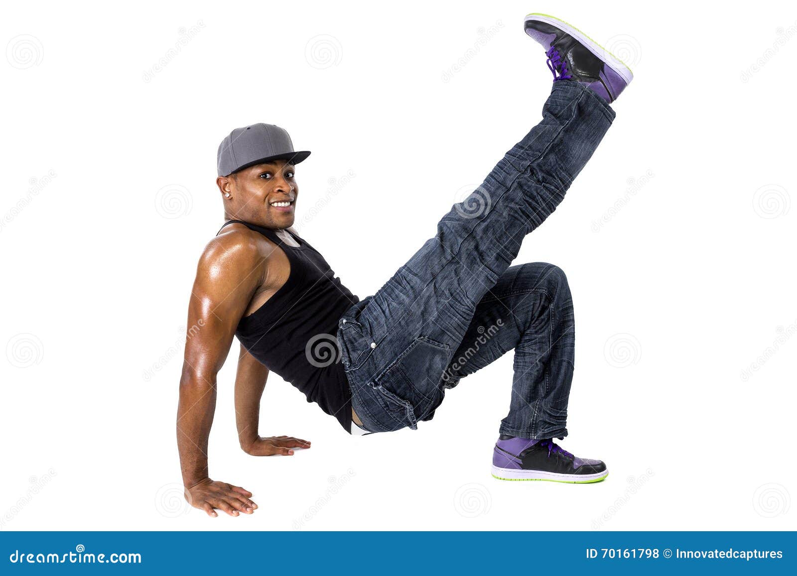 Hip Hop-Danser Breakdancing Stock Foto - Image of onderaan, amerikaans ...
