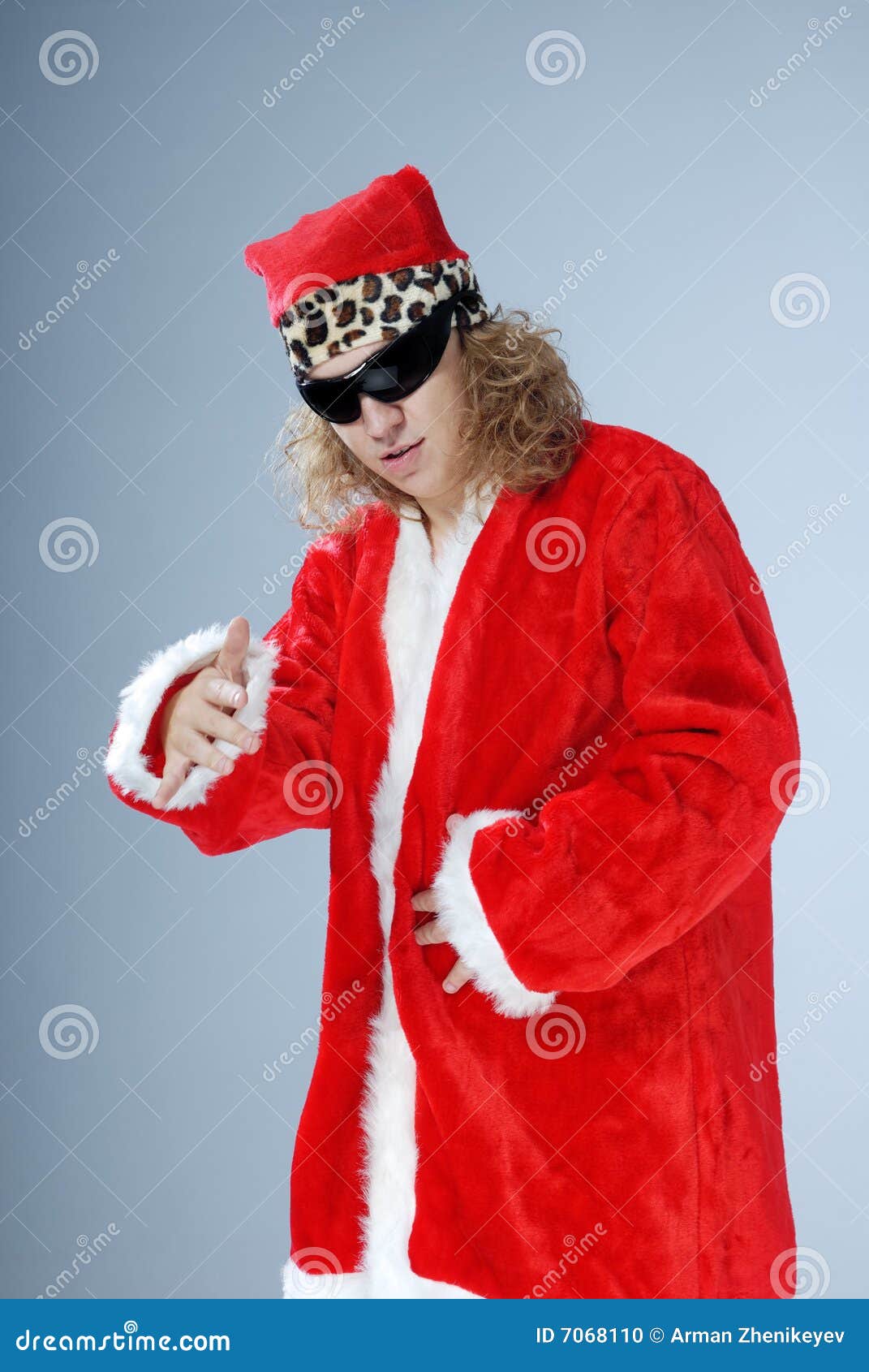 Hip-hop de Papá Noel foto de archivo. Imagen de fresco - 7068110
