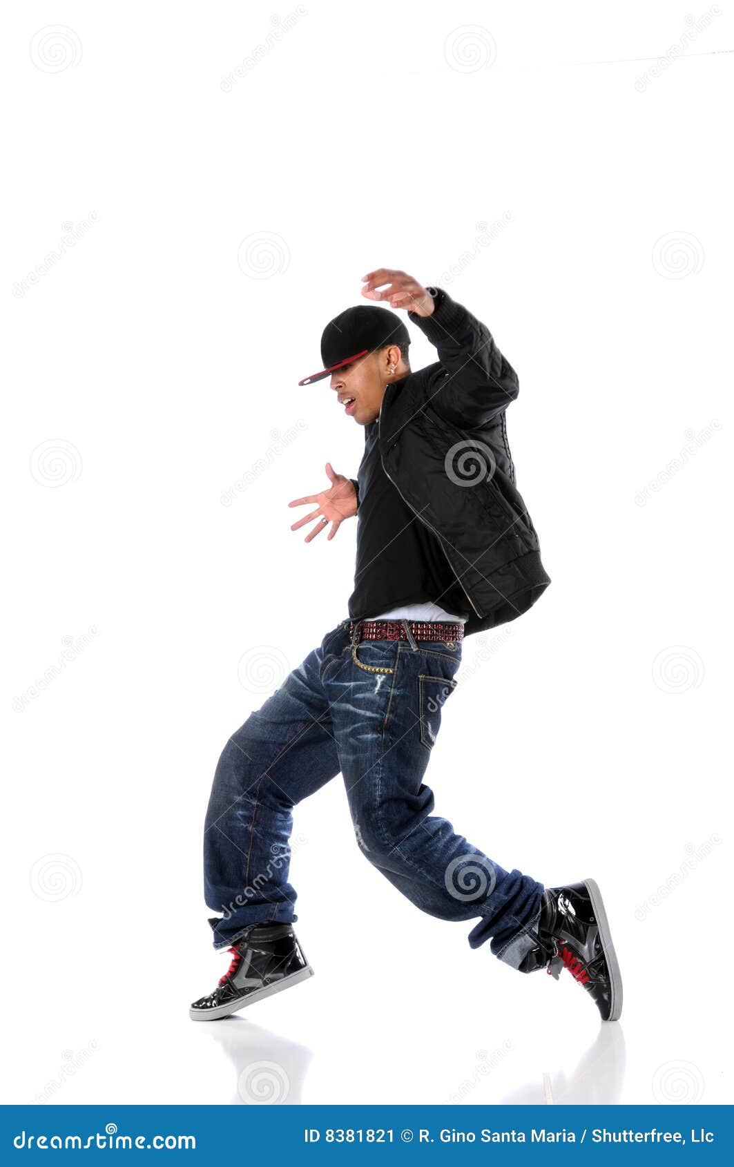 Hip Hop Man Dancing stock image. Image of person, pose - 8381821