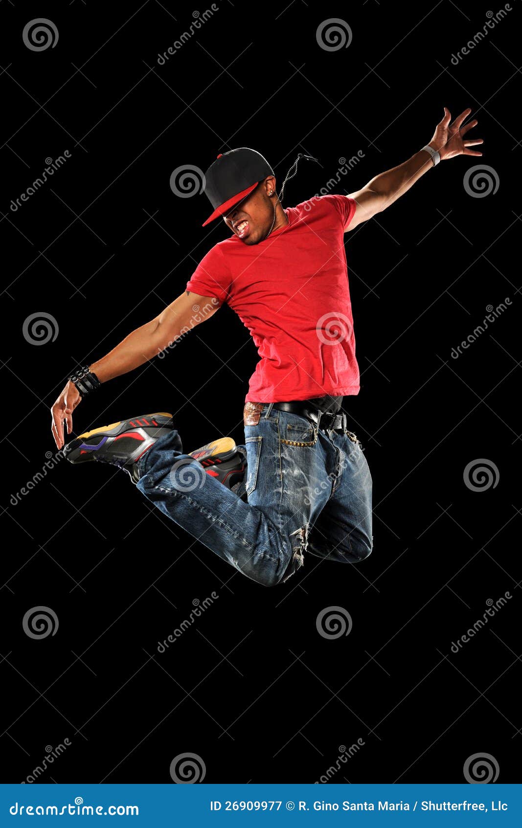 Hip Hop Man Jumping stock image. Image of movement, adult - 26909977