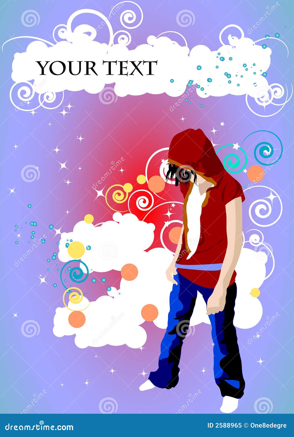 Hip hop retro dance stock vector. Illustration of girls - 2588965