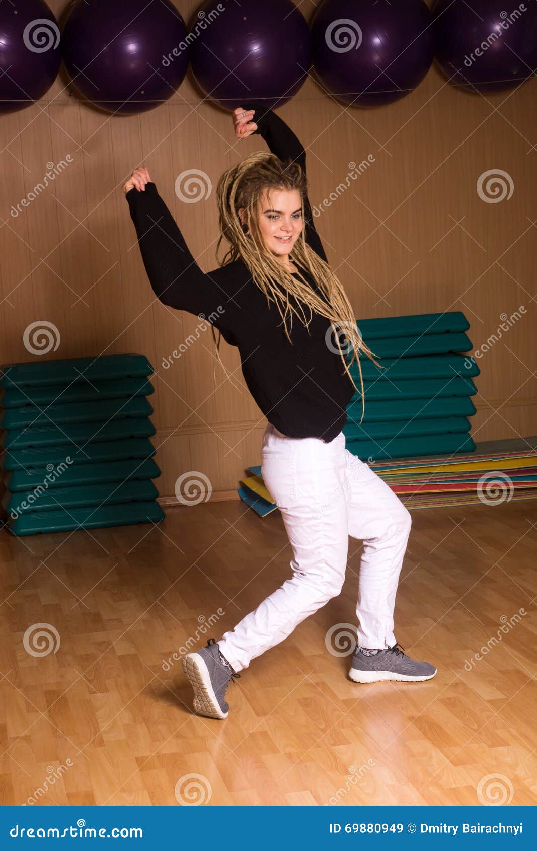 Hip-hop is Shown by Interesting Dance Stock Image - Image of female ...