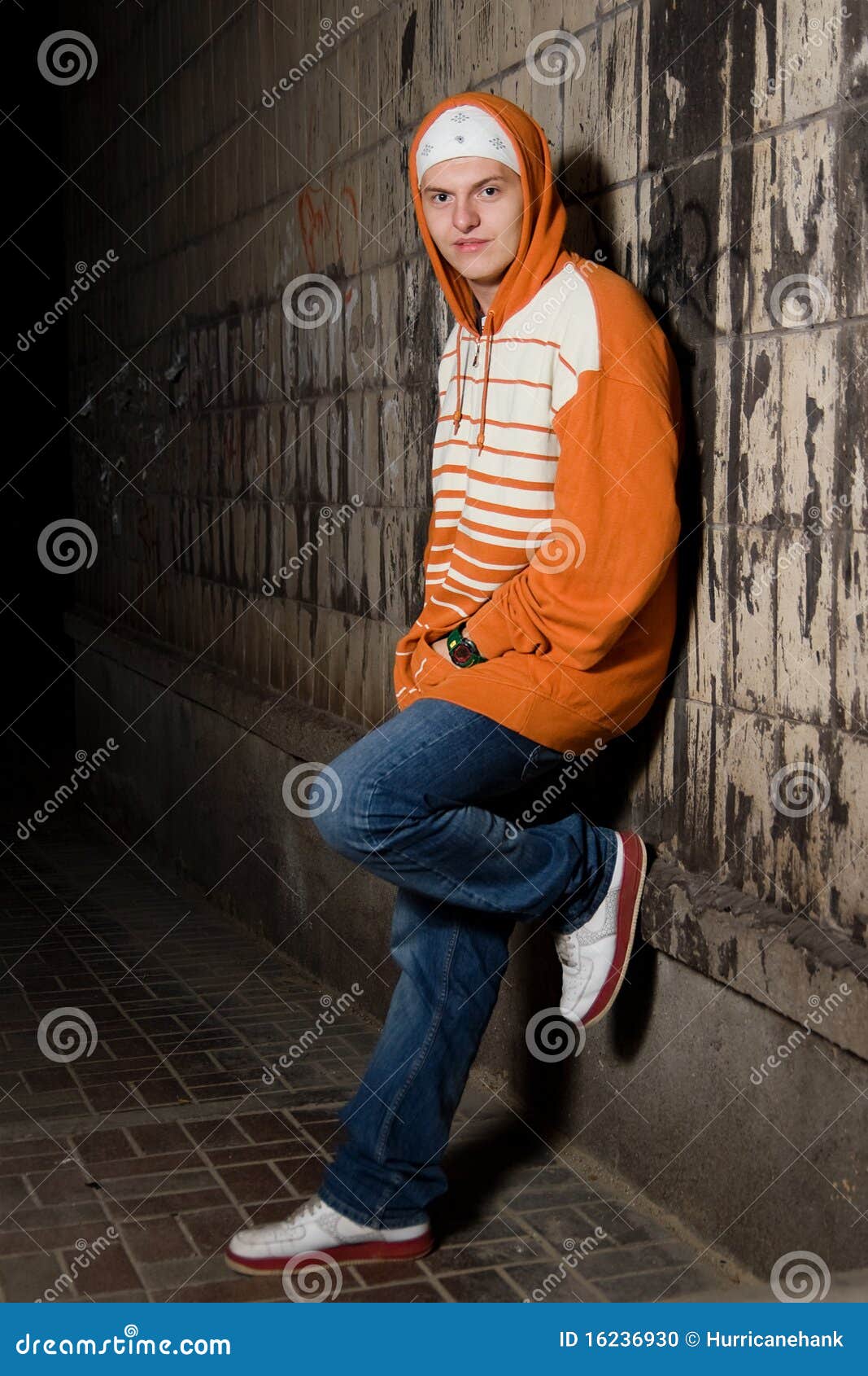 Hip-hop Styled Boy Outdoors Stock Photo - Image of caucasian, dude ...