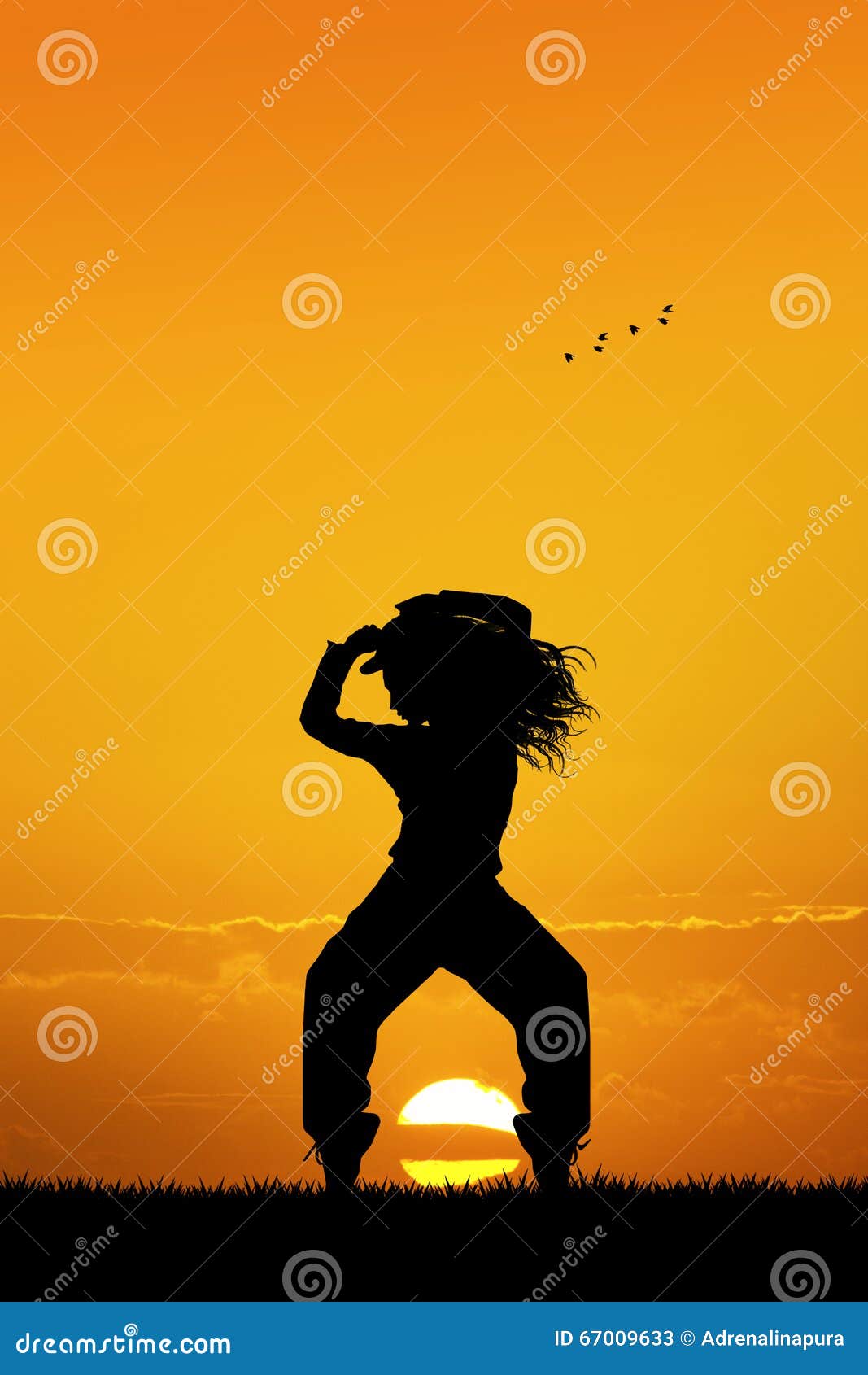 Hip hop at sunset stock illustration. Illustration of street - 67009633