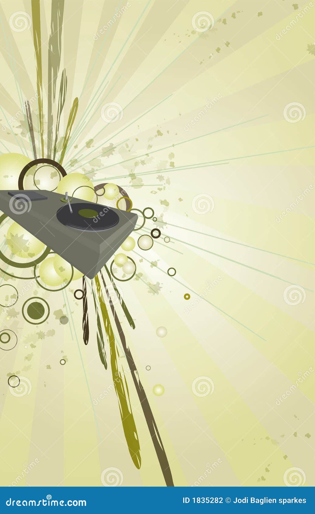 Hip-hop turntable stock illustration. Illustration of urban - 1835282