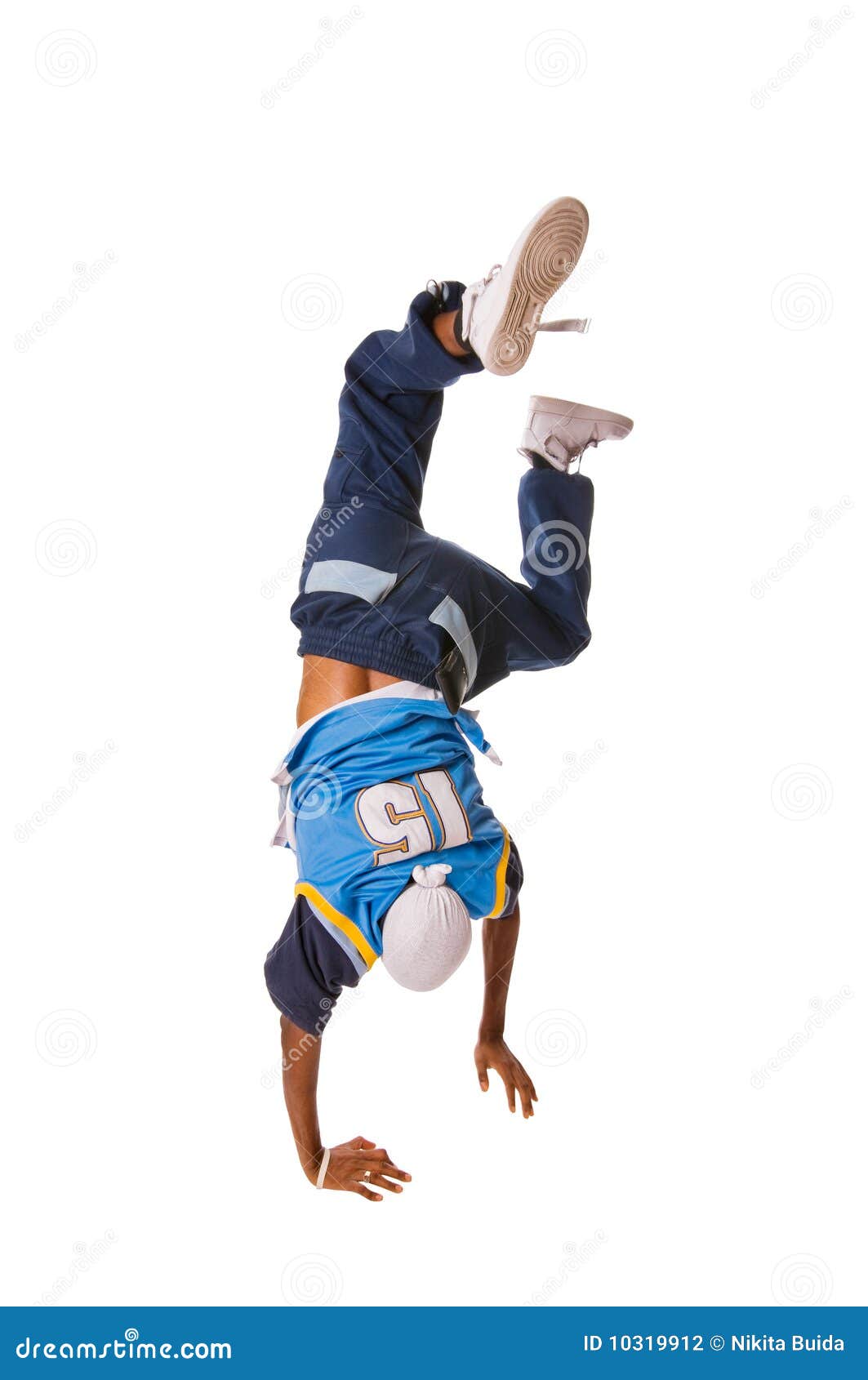 Hip-hop Young Man Making Cool Move Stock Photo - Image of motion ...
