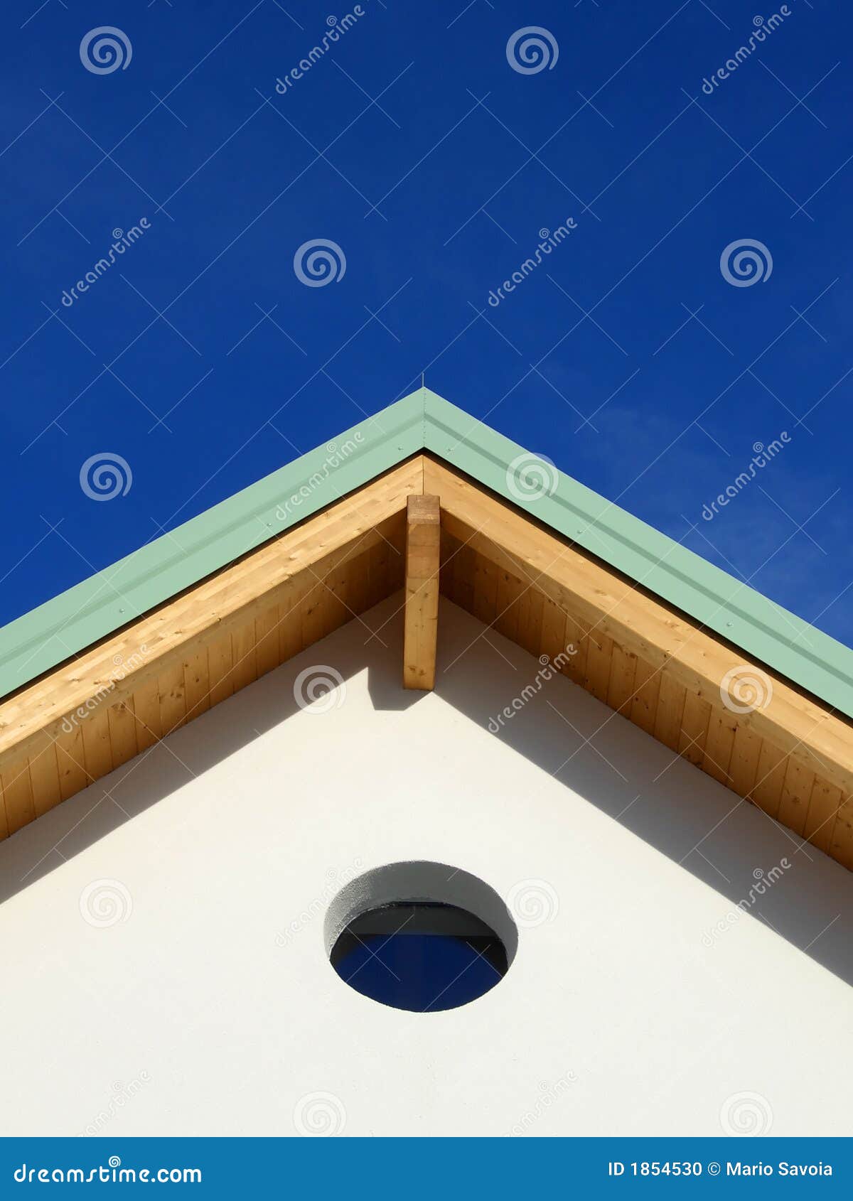 Hip roof stock photo. Image of timber, zenith, apex, beam - 1854530