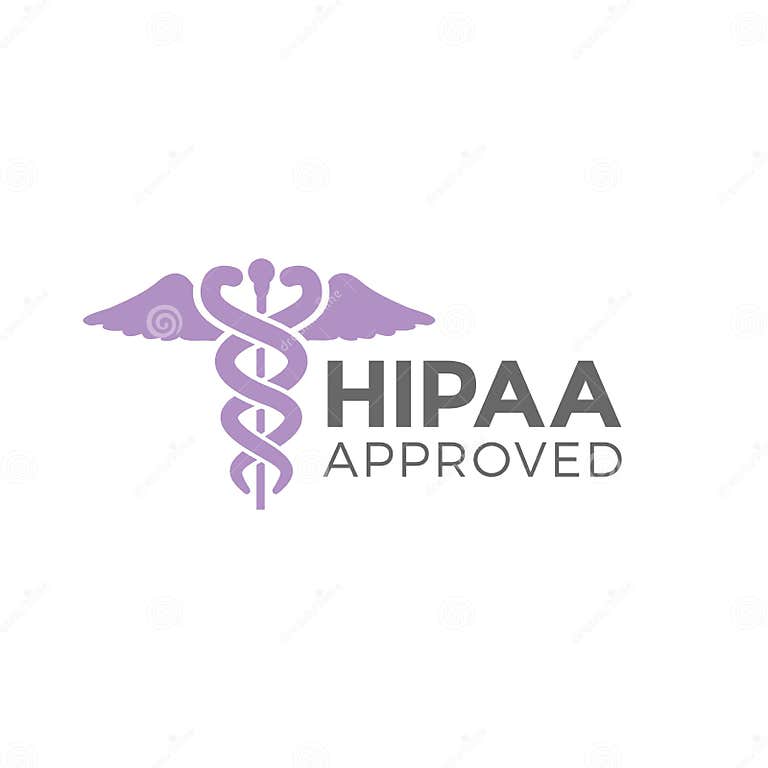 HIPAA Approved Approval or Compliance Icon Graphic Stock Vector ...