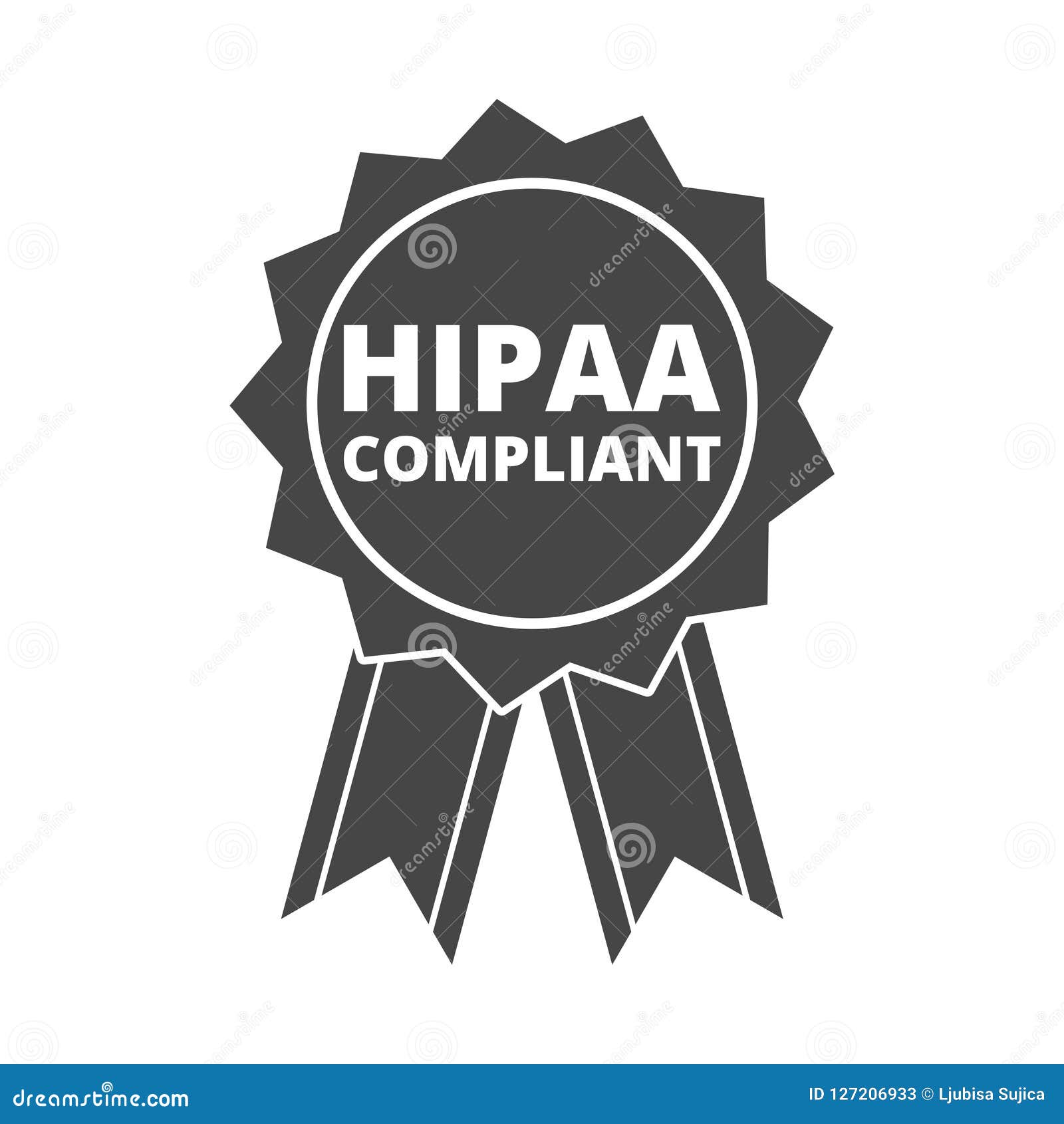 HIPAA Compliance Icon Graphic Stock Vector - Illustration of hipaa ...