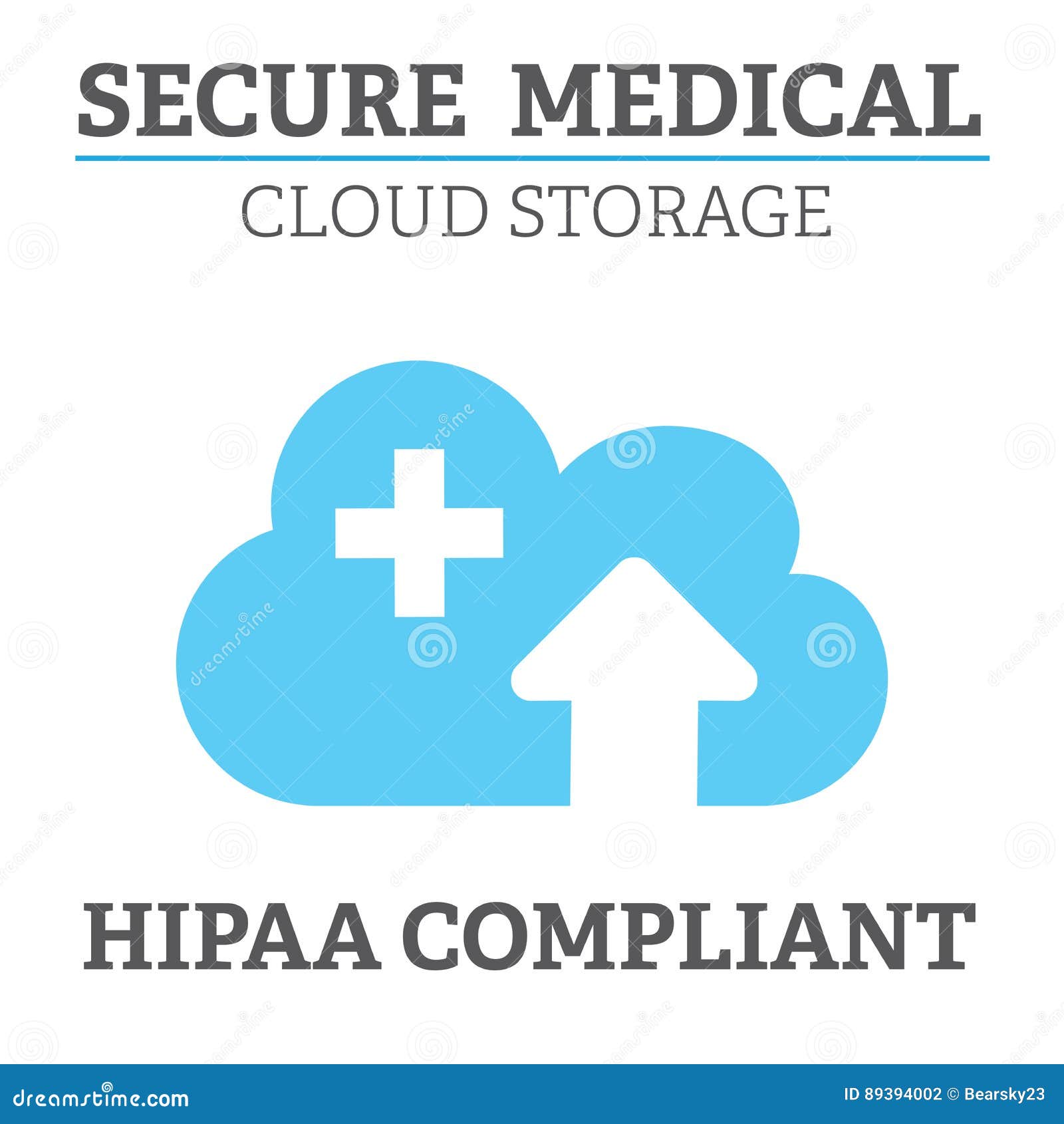 HIPAA Compliance Logo Vector Illustration | CartoonDealer.com #172839596