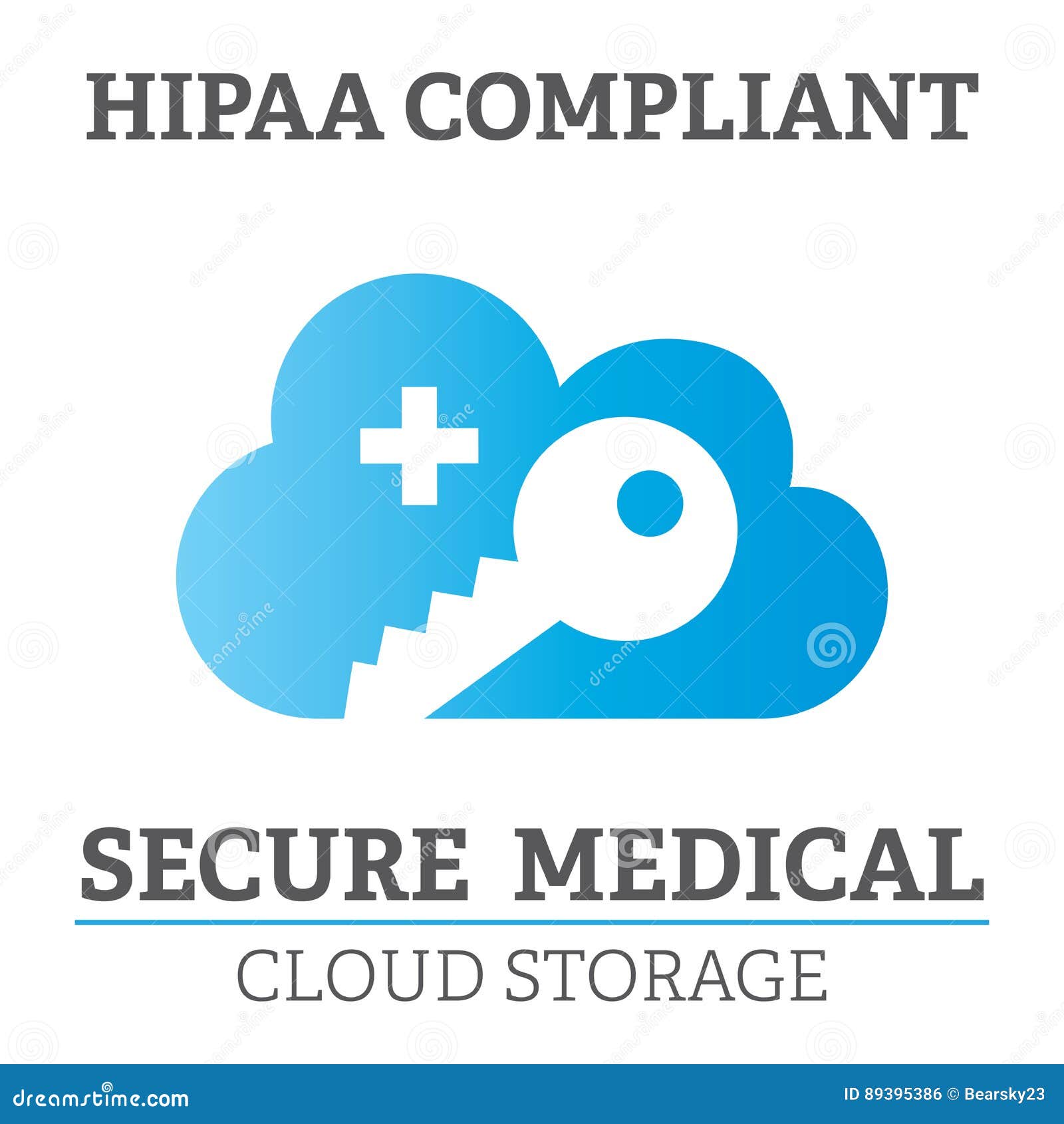 HIPAA Compliance Logo Vector Illustration | CartoonDealer.com #172839596
