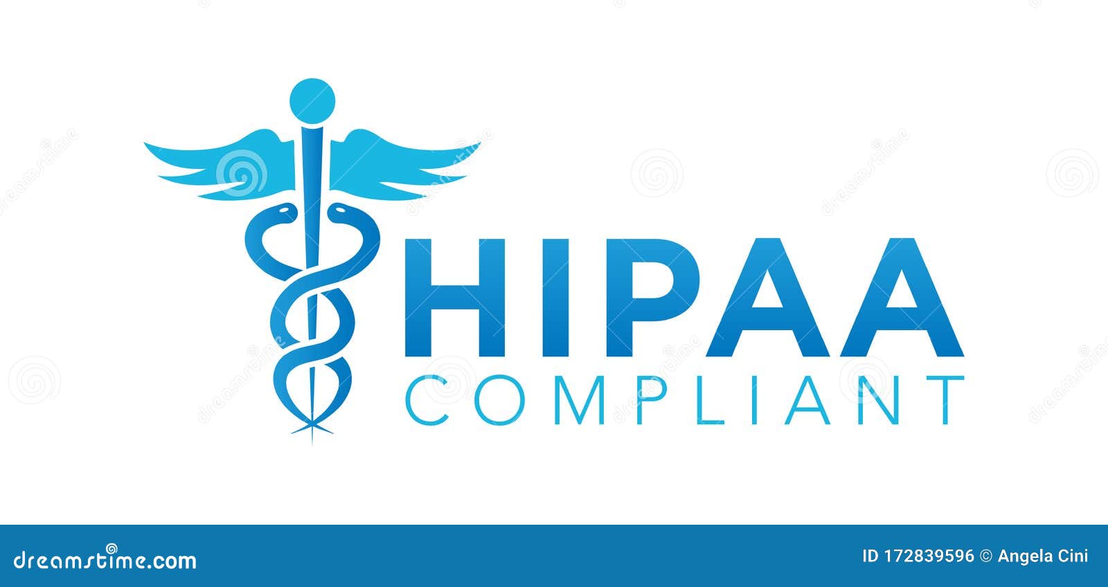 HIPAA Compliance Logo stock vector. Illustration of icon - 172839596