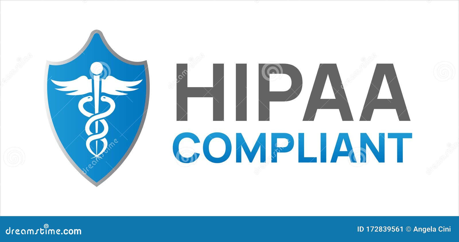HIPAA Compliant Icon stock vector. Illustration of certified - 172839561
