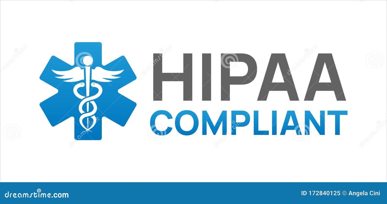 HIPAA Compliant Icon stock vector. Illustration of regulatory - 172840125