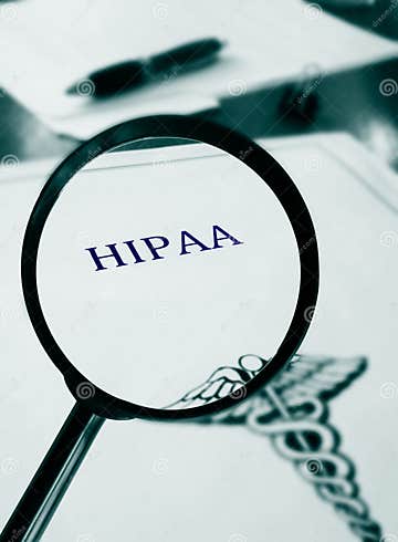 HIPAA document stock photo. Image of paper, regulations - 56403892
