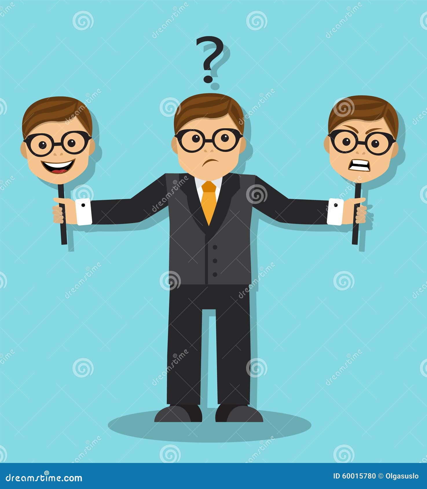 Hipocresía y falsedad ilustración del vector. Ilustración de pista ...