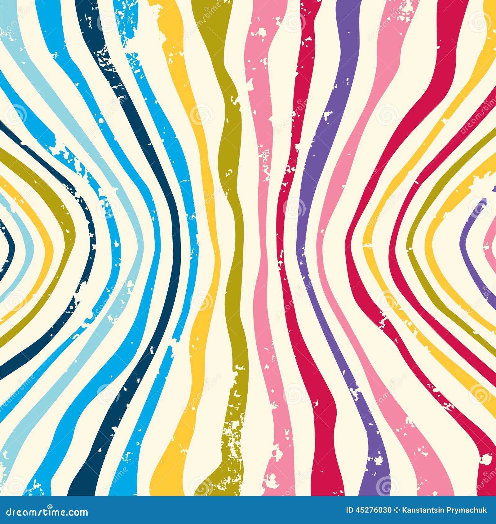 Hippie Colorful Striped Pattern Background. Vector Stock Vector ...