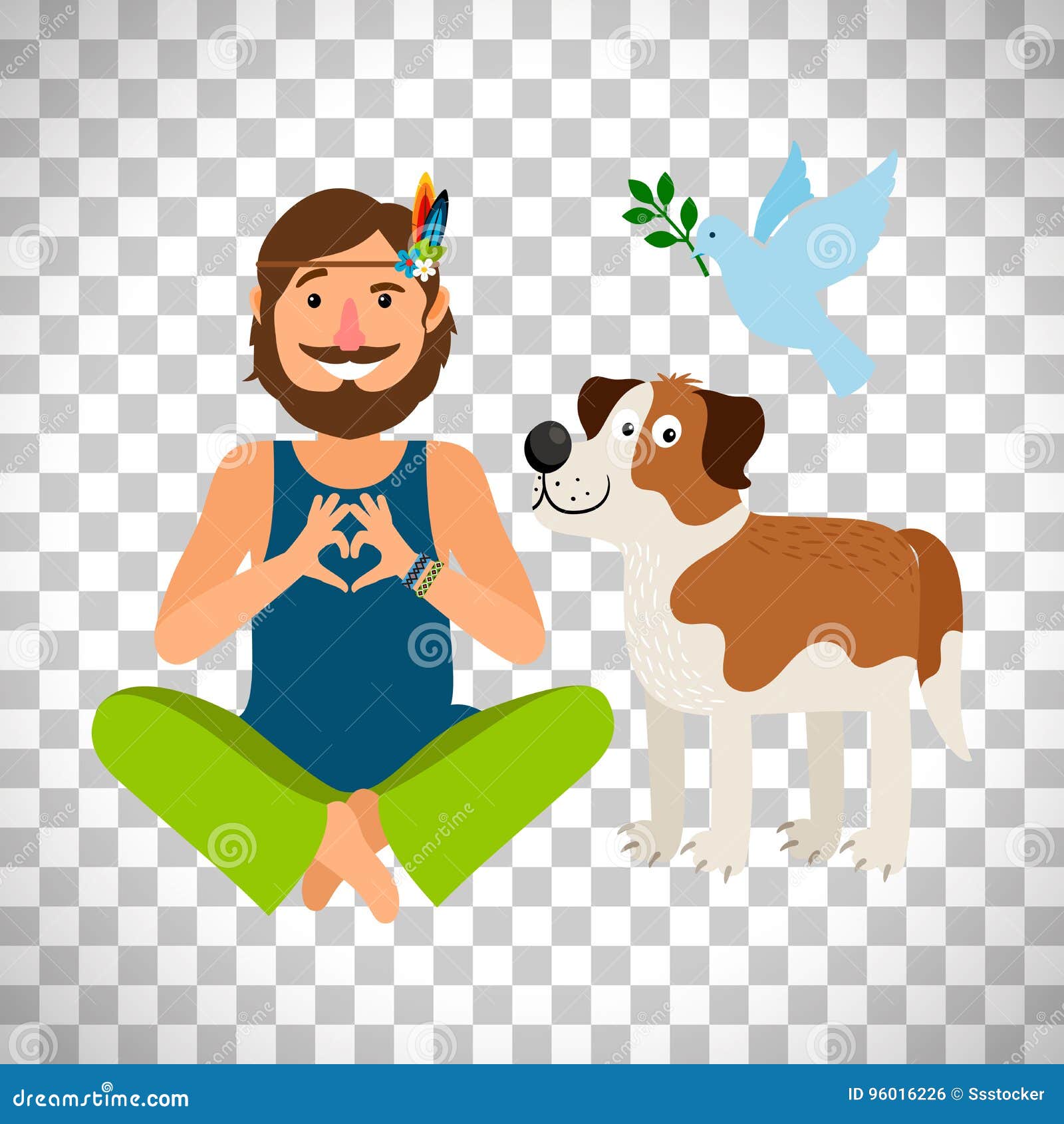 Peace Man Stock Illustrations – 25,586 Peace Man Stock Illustrations ...