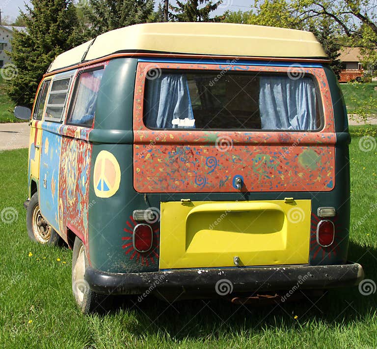 Hippie Van stock photo. Image of spray, hippie, hippy, camper - 30984