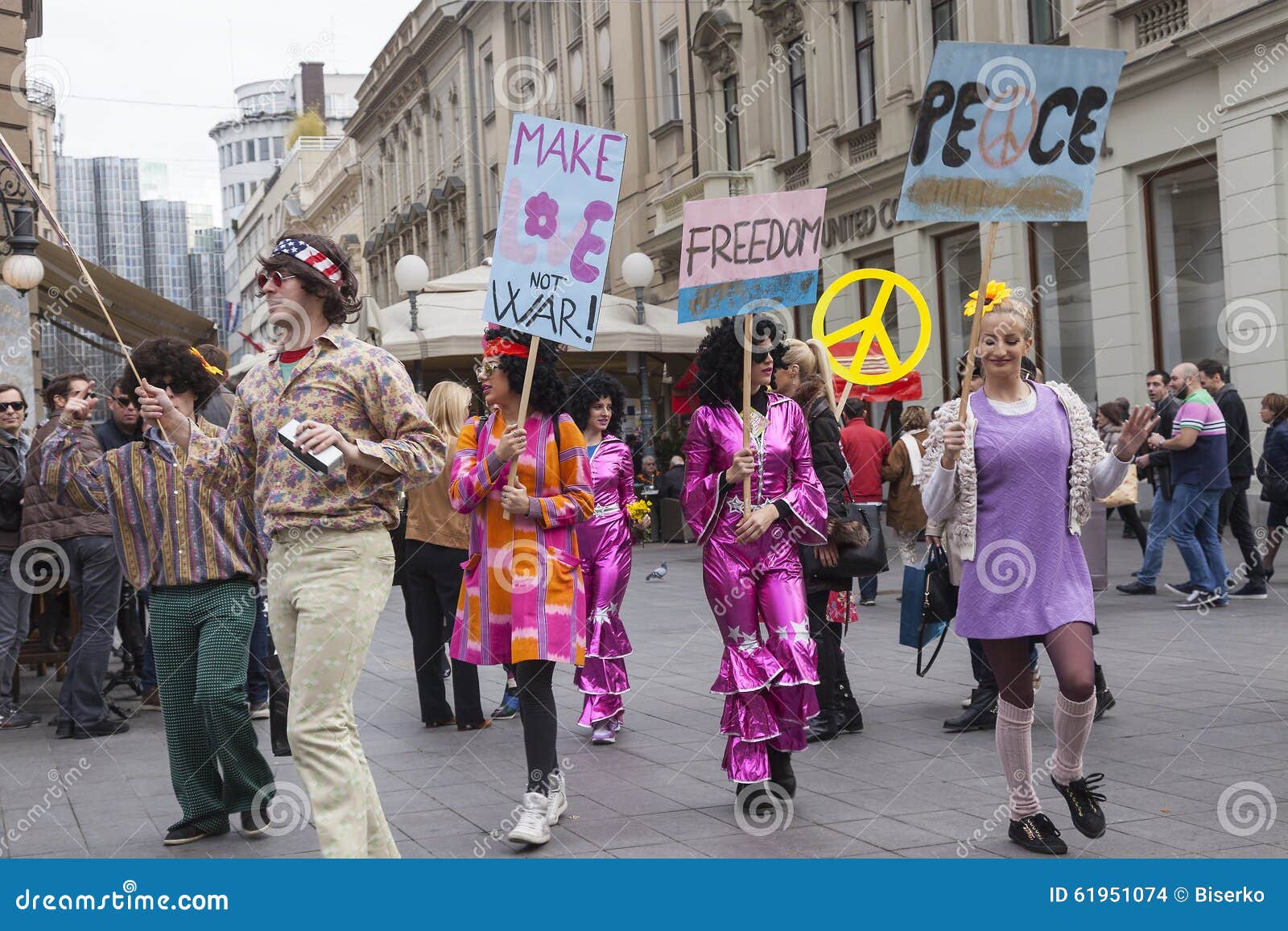 Hippies editorial stock image. Image of party, love, friendship - 61951074